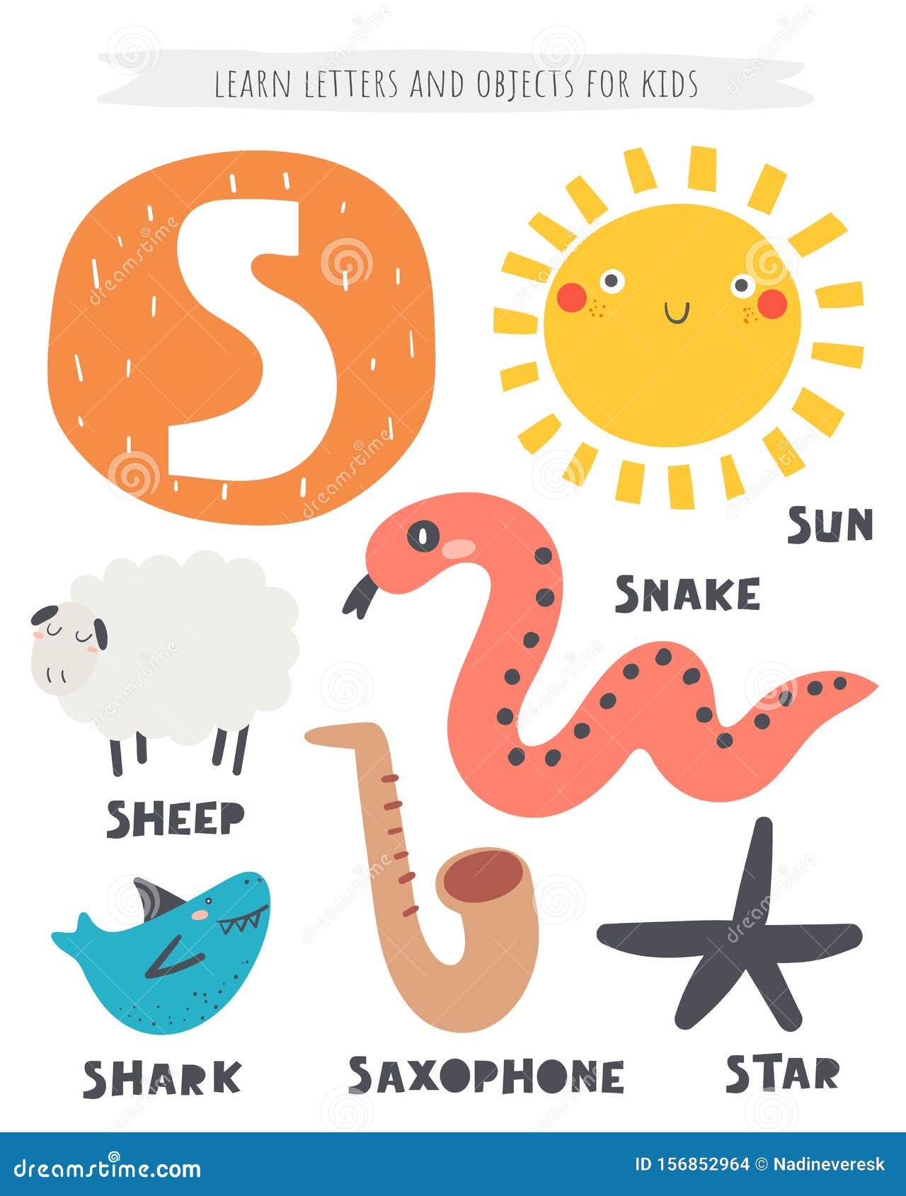 S Letter Objects and Animals Including Sheep, Sun, Snake, Shark, Star ... S Letter Objects and Animals Including Sheep, Sun, Snake, Shark, Star ...