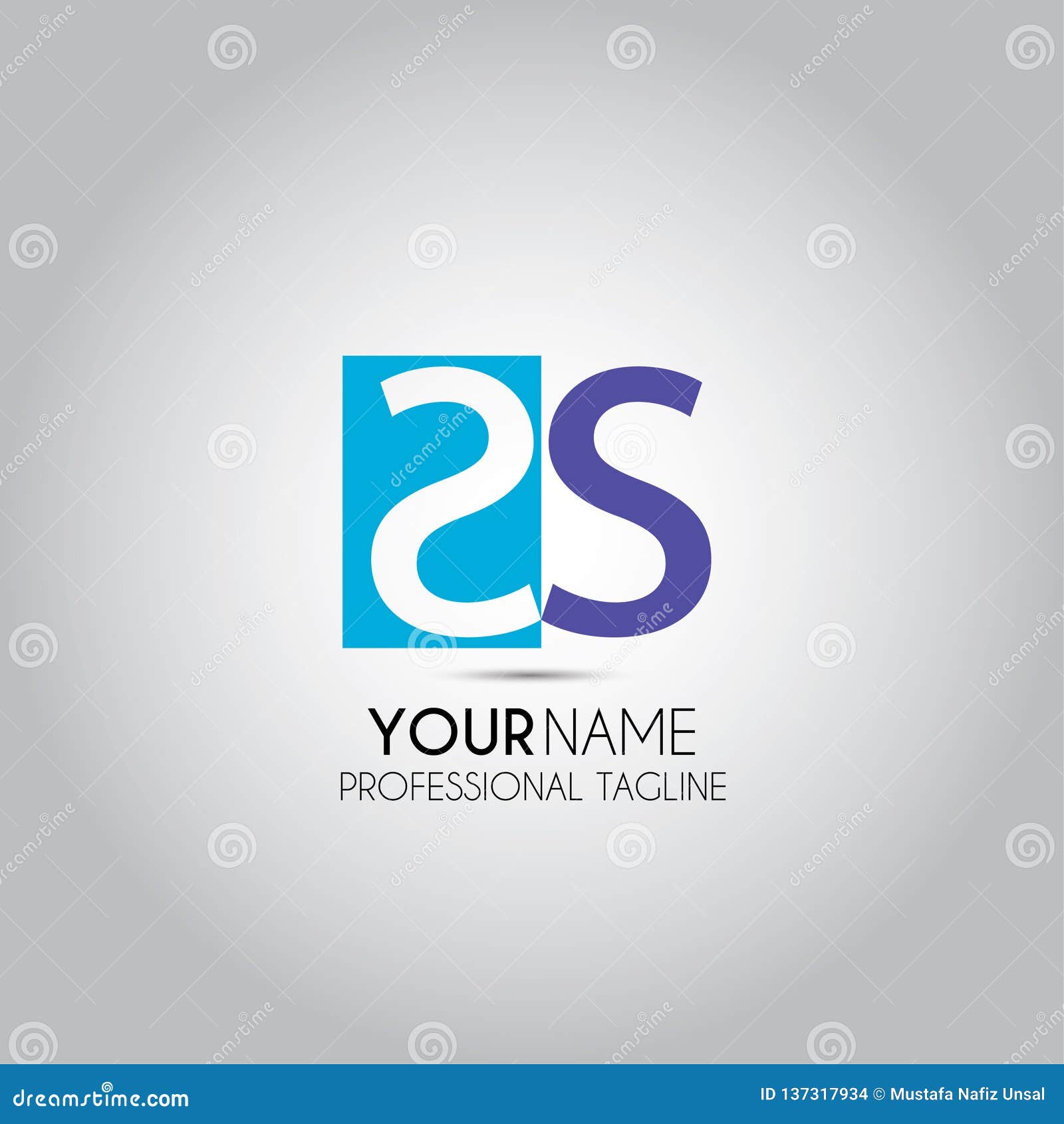 S Letter Reflection Logo stock illustration. Illustration of concept ...