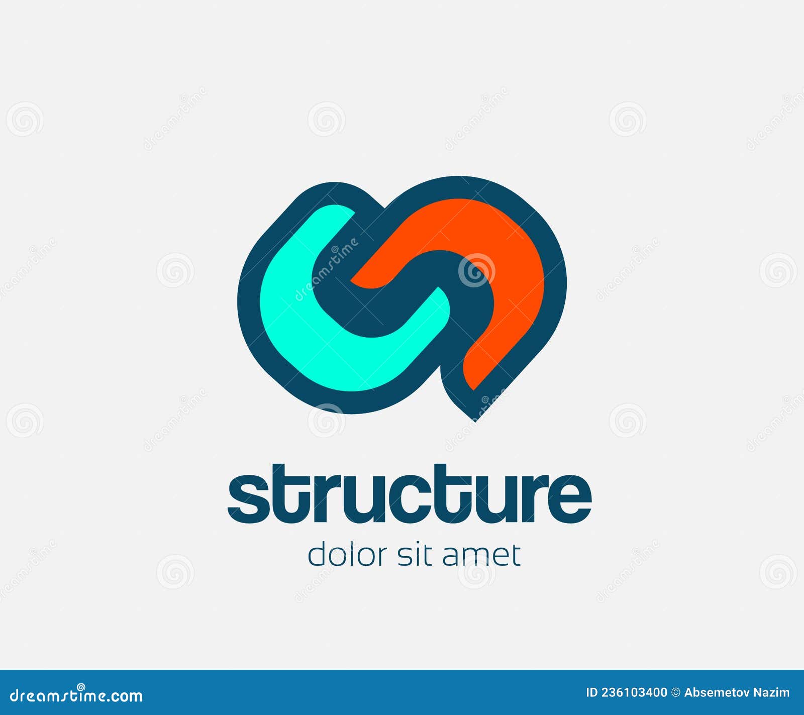 S Letter Shape Logo Design Template Stock Vector - Illustration of ...