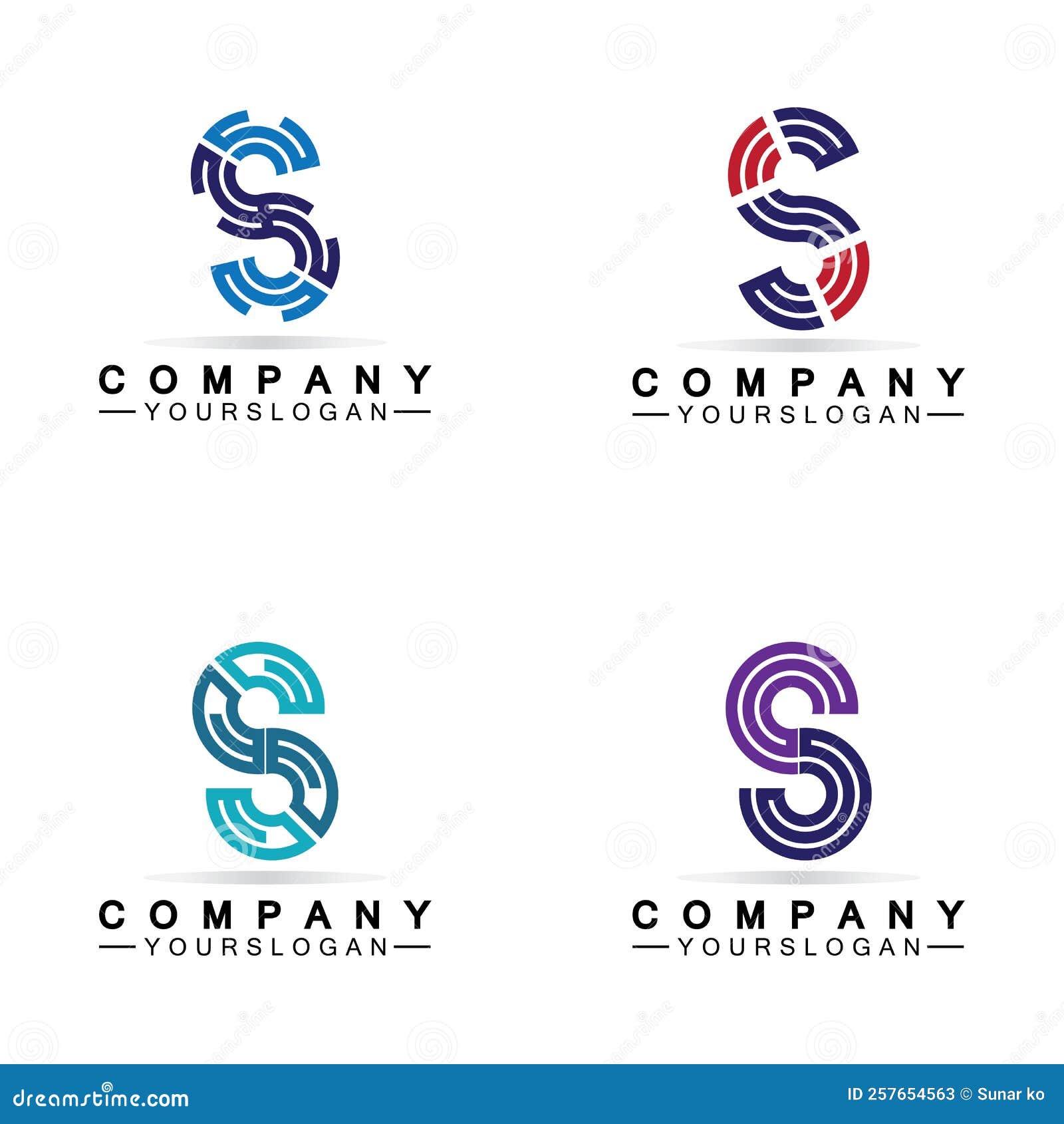 S Logo. Letter S Logo Icon Design Template Stock Vector - Illustration ...