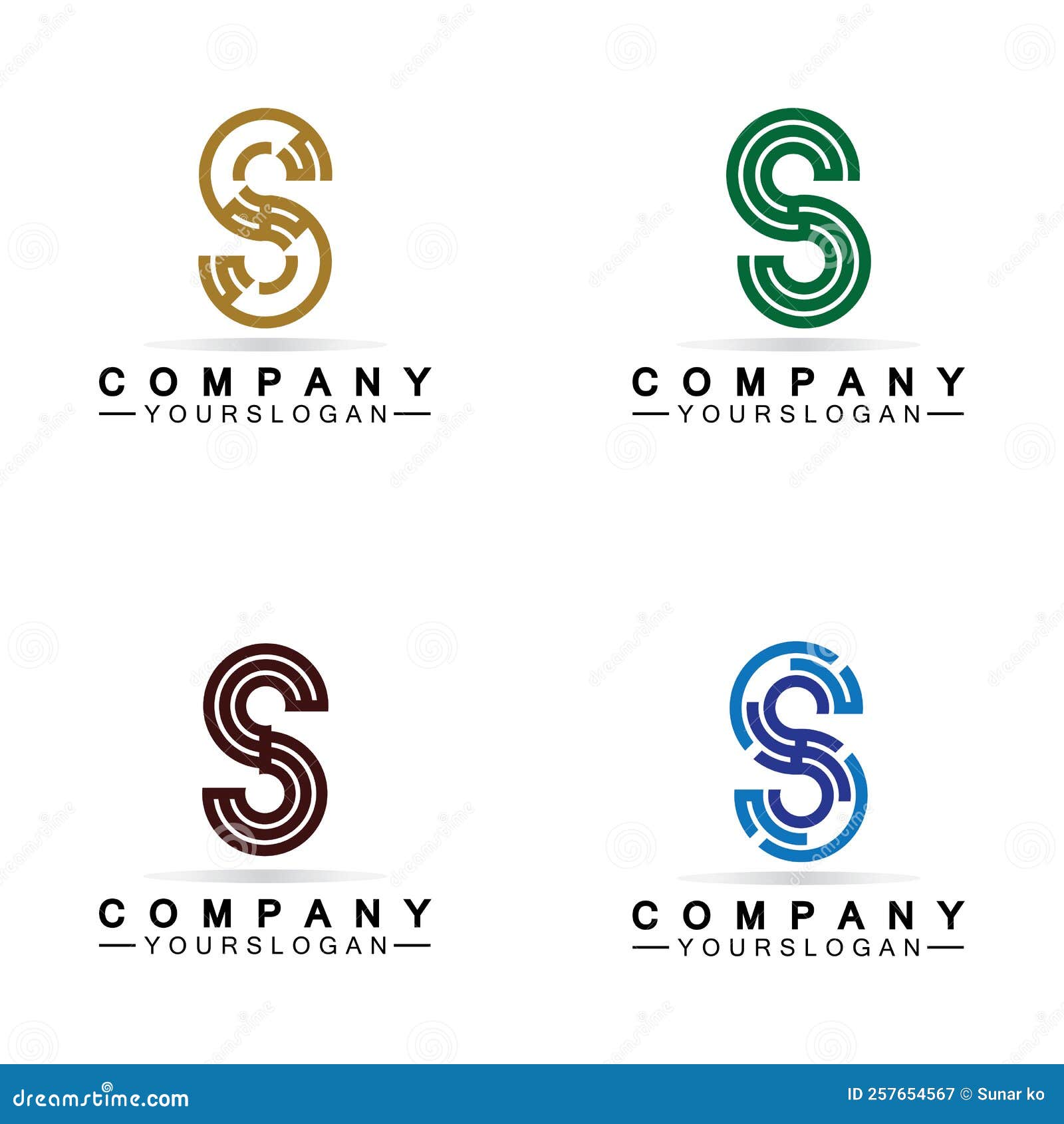 S Logo. Letter S Logo Icon Design Template Stock Vector - Illustration ...