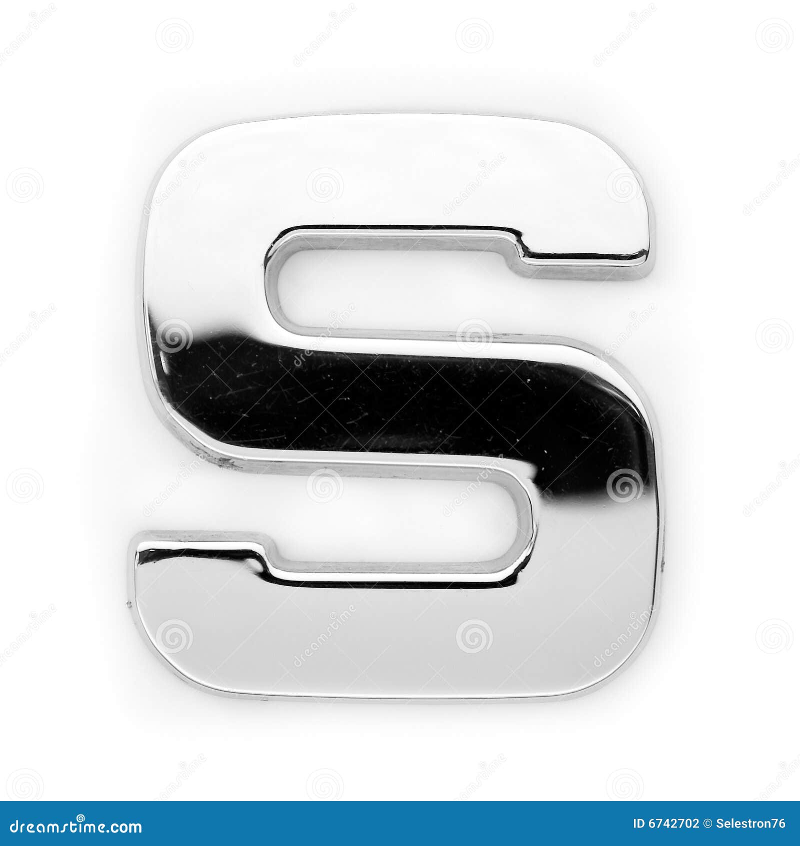 S Letter In Silver