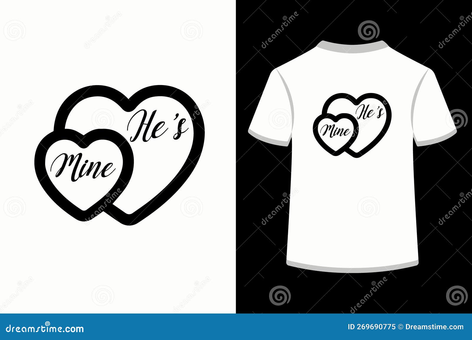 He’s Mine. stock vector. Illustration of outerwear, file - 269690775