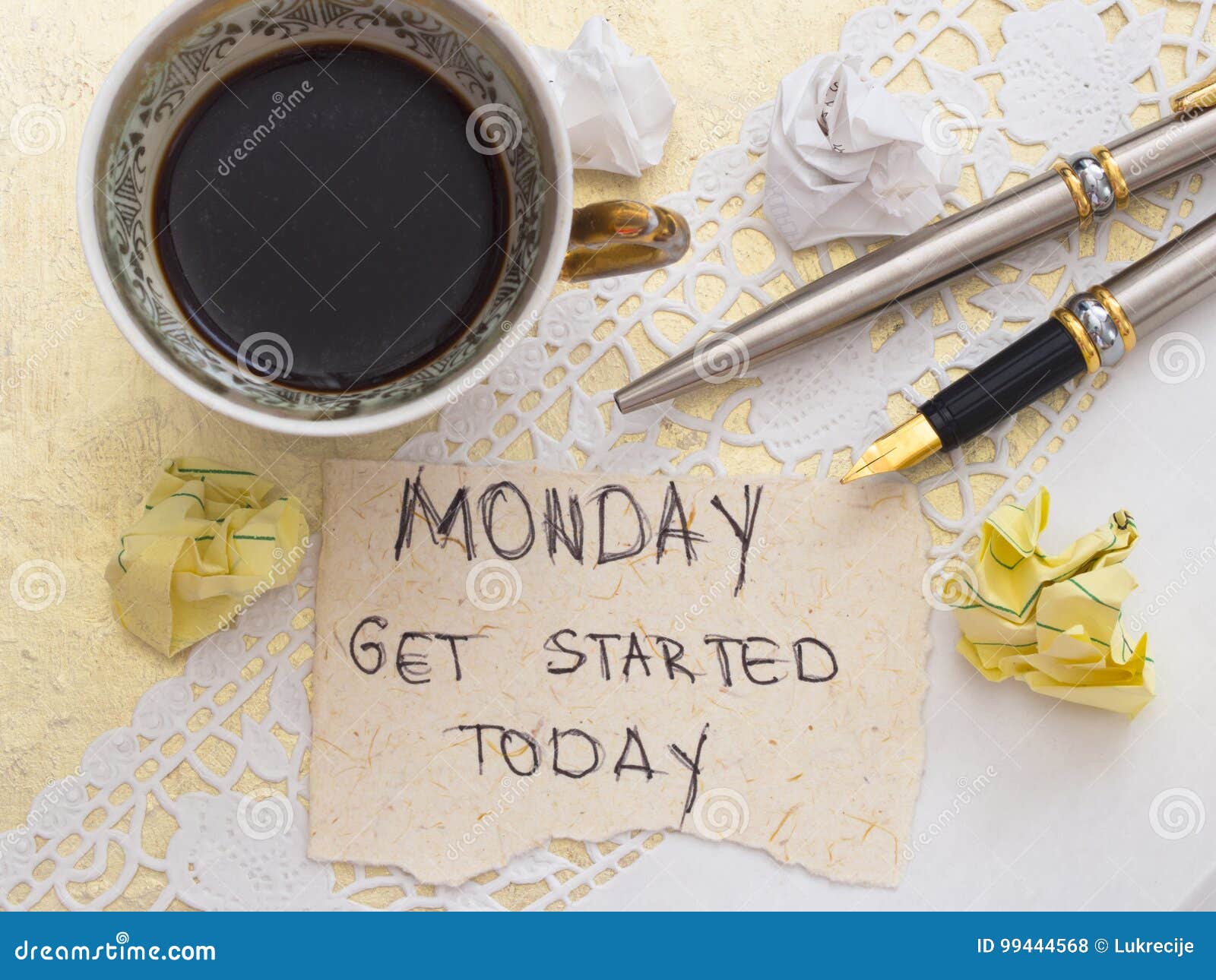 It`s Monday concept stock photo. Image of motivation - 99444568