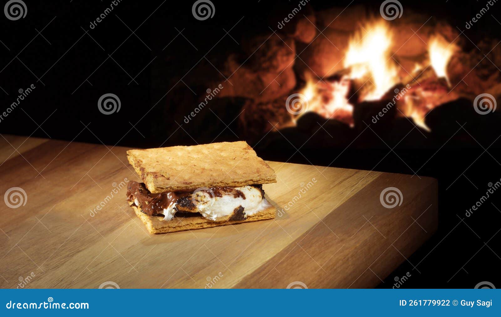 S`more Just Off the Campfire Stock Photo - Image of roasted, cracker ...