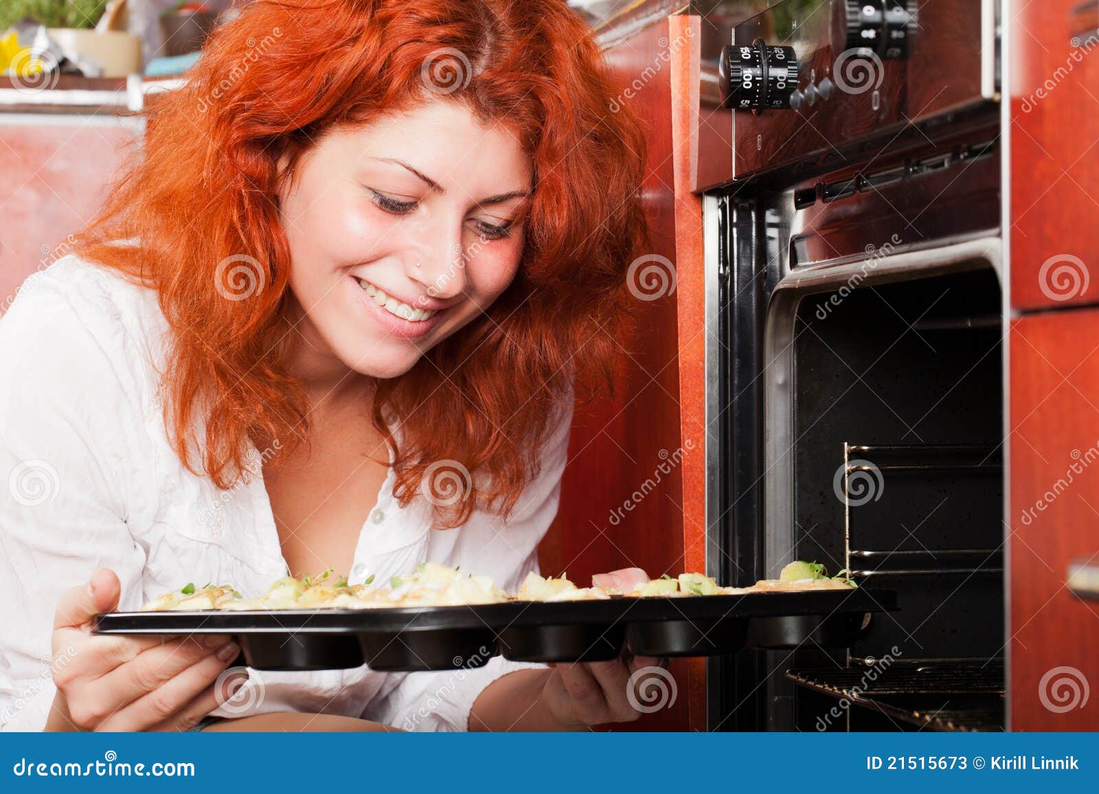 It s muffins time! stock image. Image of cooking, caucasian - 21515673