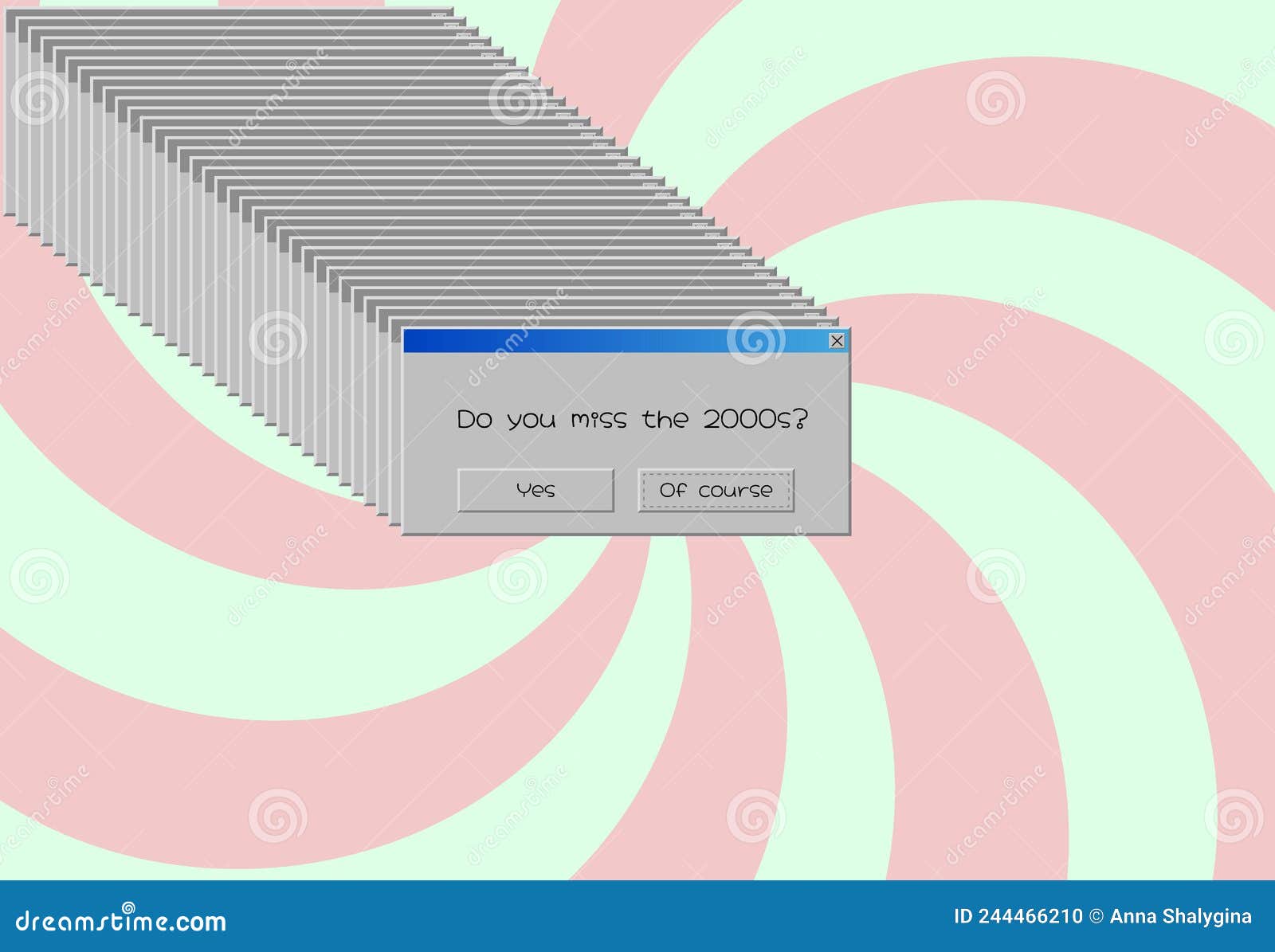 2000s Nostalgia Concept. Retro 00s PC Interface. Windows System Message ... 2000s Nostalgia Concept. Retro 00s PC Interface. Windows System Message ...