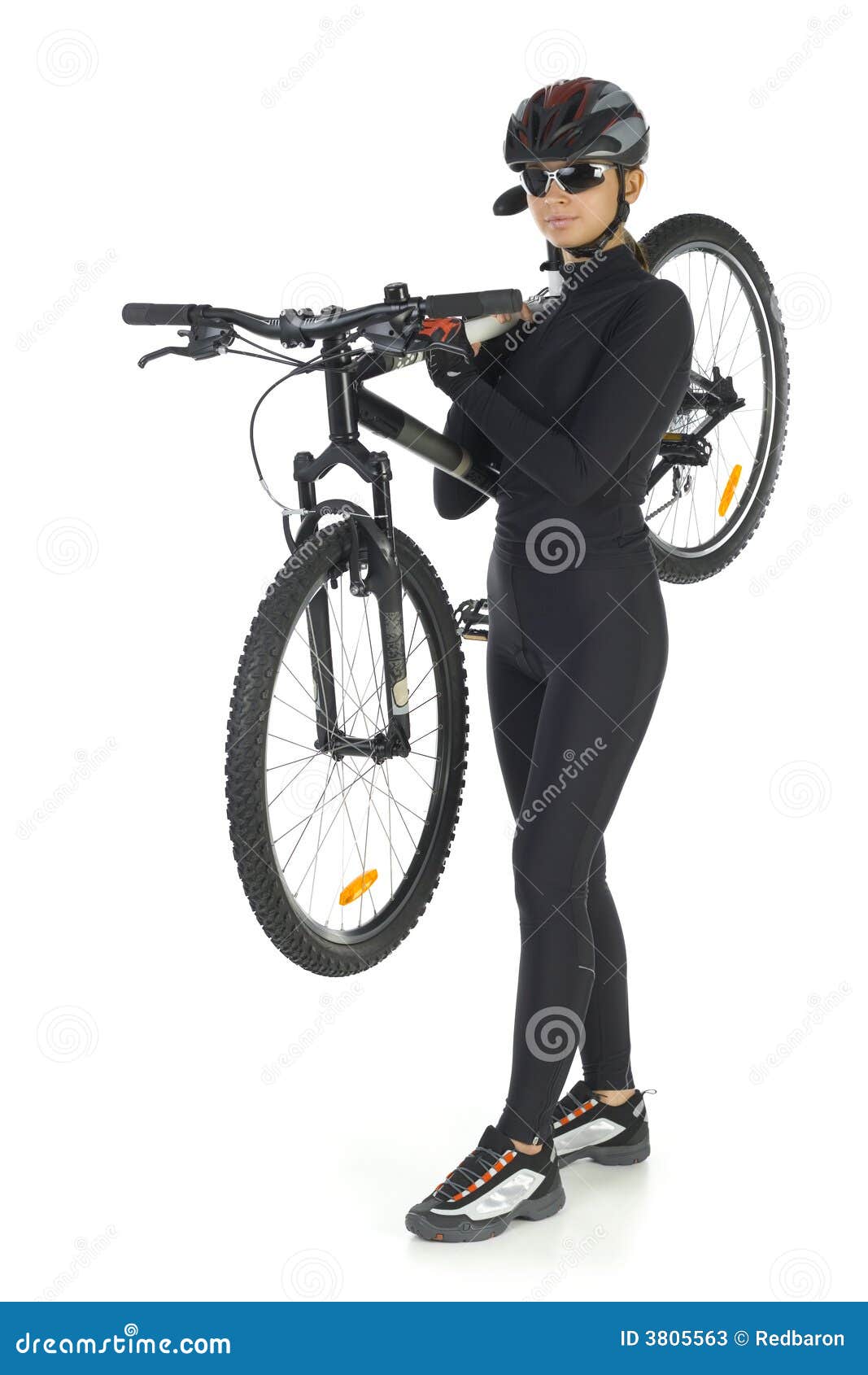 It s not so heavy stock image. Image of helmet, cycle - 3805563