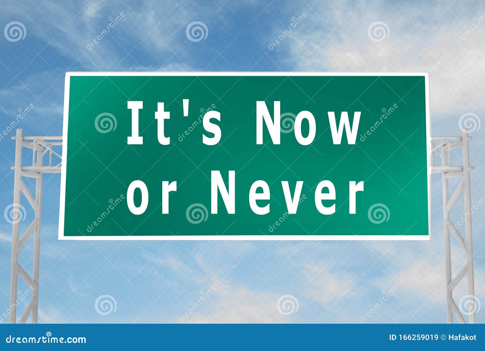 It s Now or Never concept stock illustration. Illustration of career ...