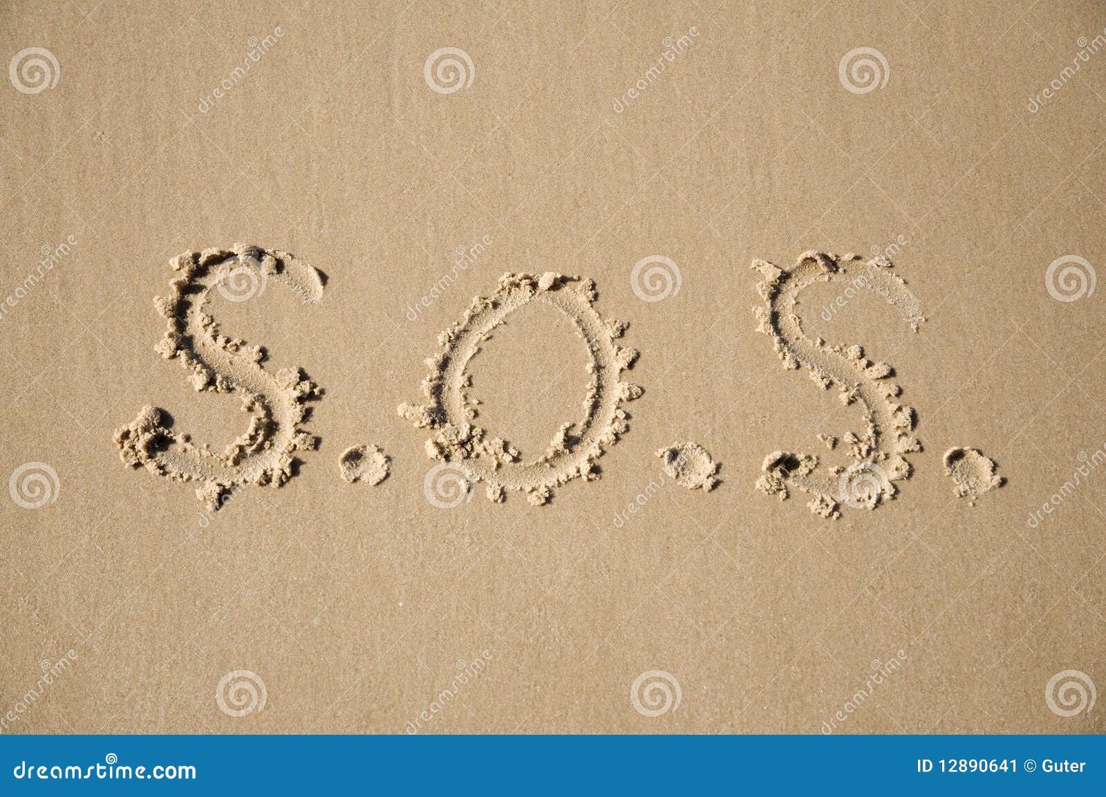 S.O.S. on the beach stock image. Image of travel, enjoyment - 12890641