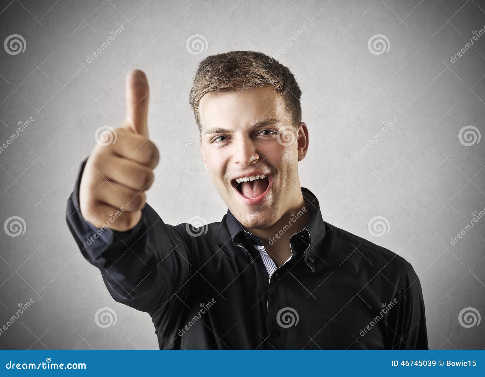It s ok! stock image. Image of wall, portrait, gesture - 46745039