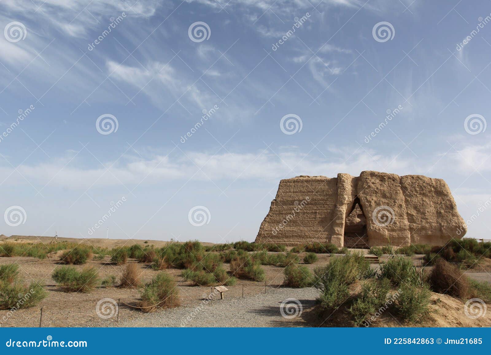 An ancient checkpoint stock image. Image of geology - 225842863