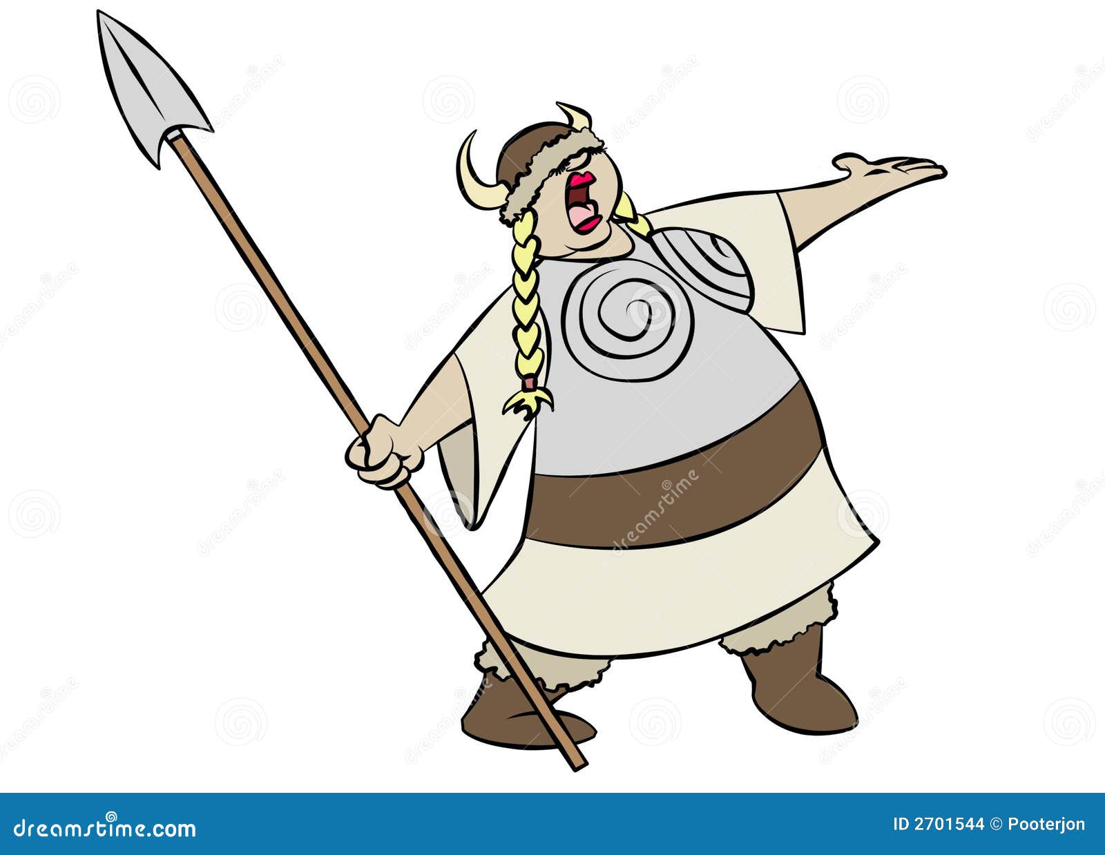 It s Over stock illustration. Illustration of spear, cartoon - 2701544