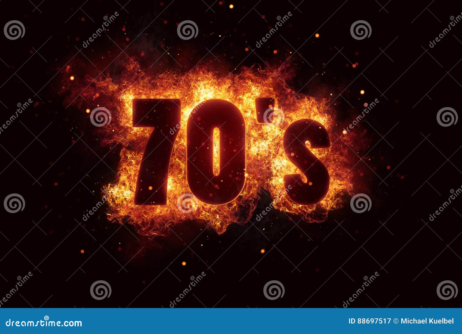 Disco Fire Background. Burning Disck Or Record Vector Illustration ...
