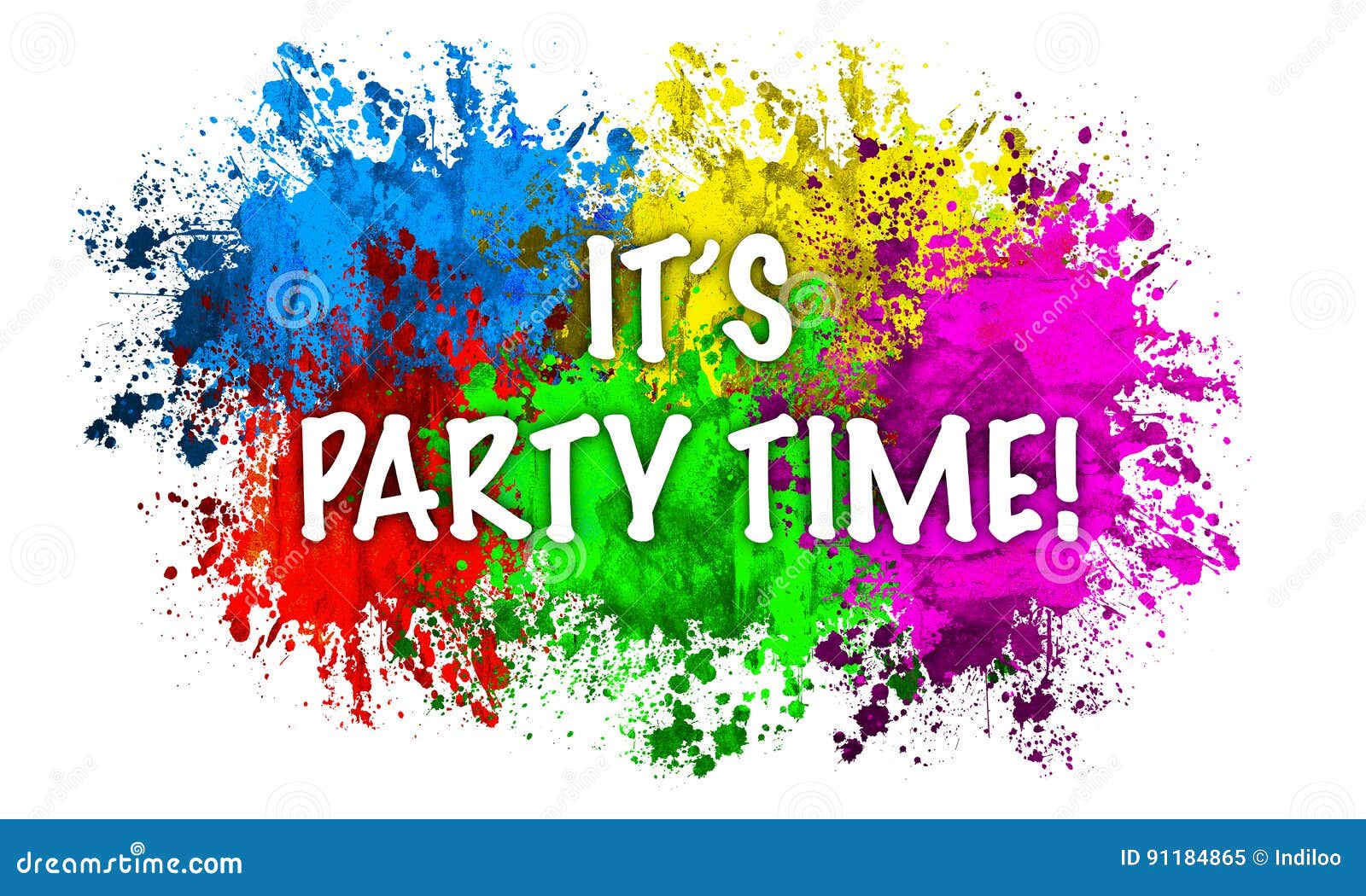It`s Party Time background stock illustration. Illustration of party ...