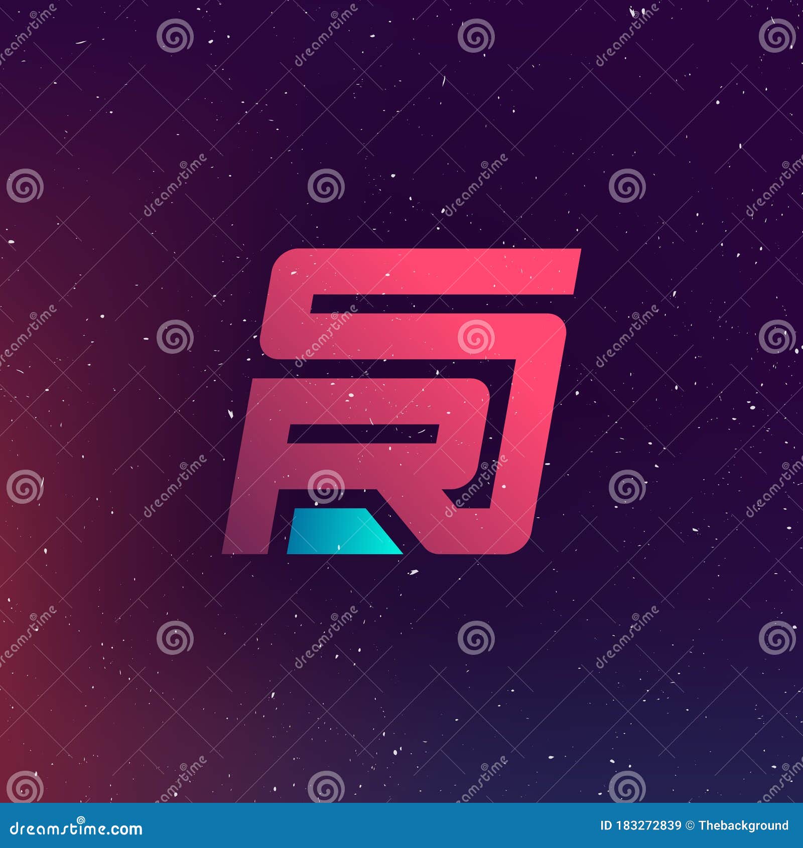 S and R Logo. SR - Vector Design Element or Icon on Abstract Background ...