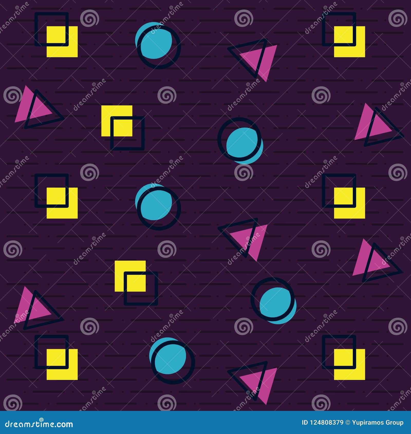 90s Retro Background Pattern Stock Vector - Illustration of neon, print ...