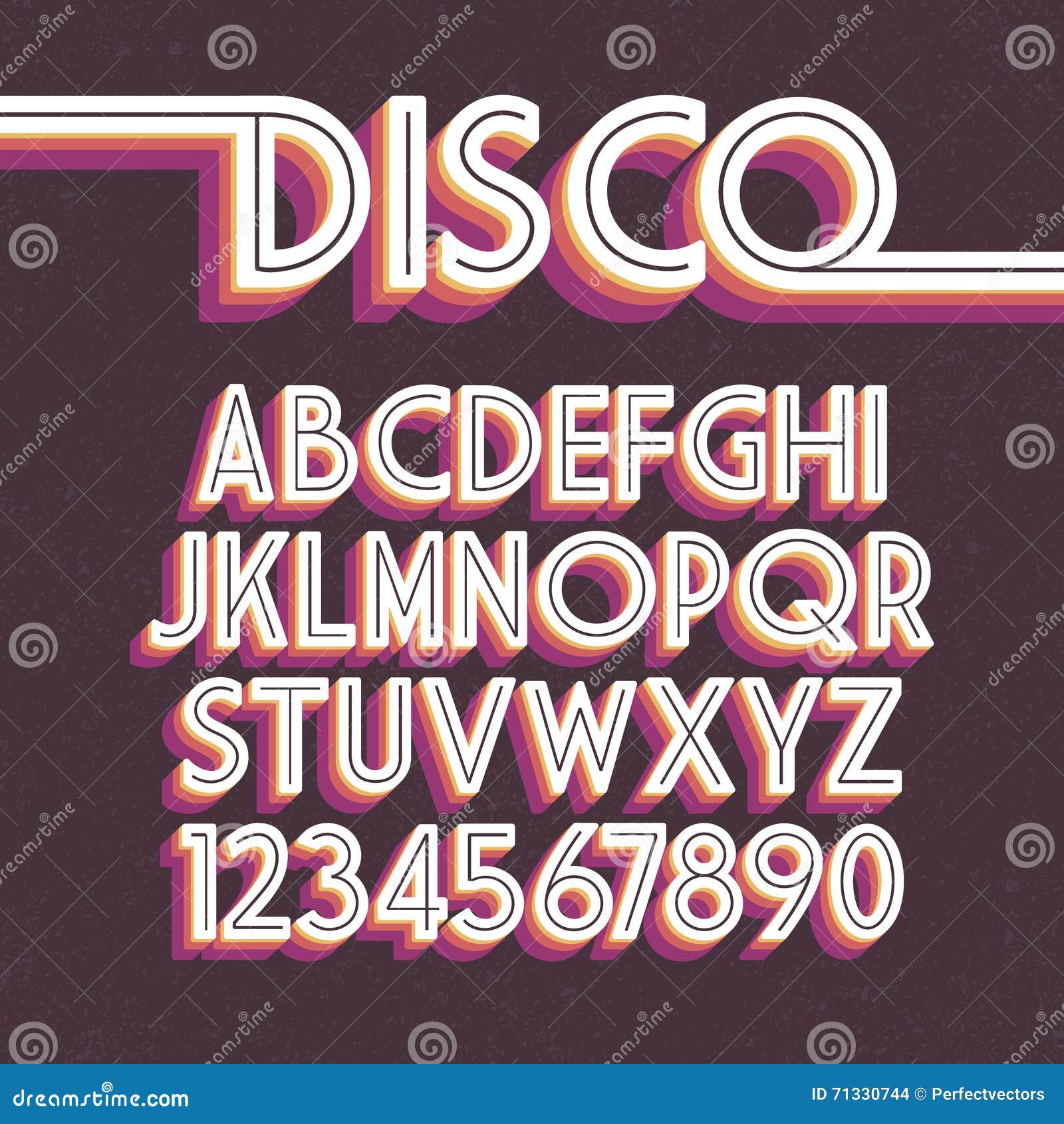 80`s Retro Font stock illustration. Illustration of disco - 71330744 80`s Retro Font stock illustration. Illustration of disco - 71330744