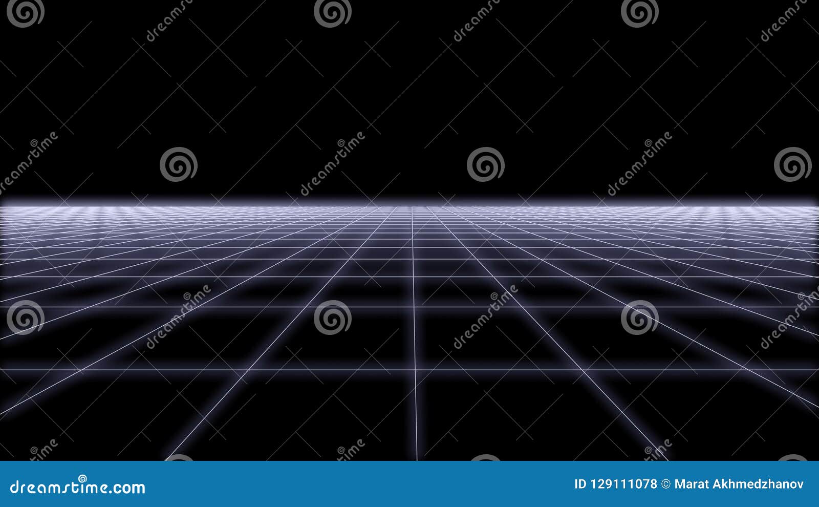 80s Retro Futurism Wireframe Background 3d Render 2 Stock Illustration ...