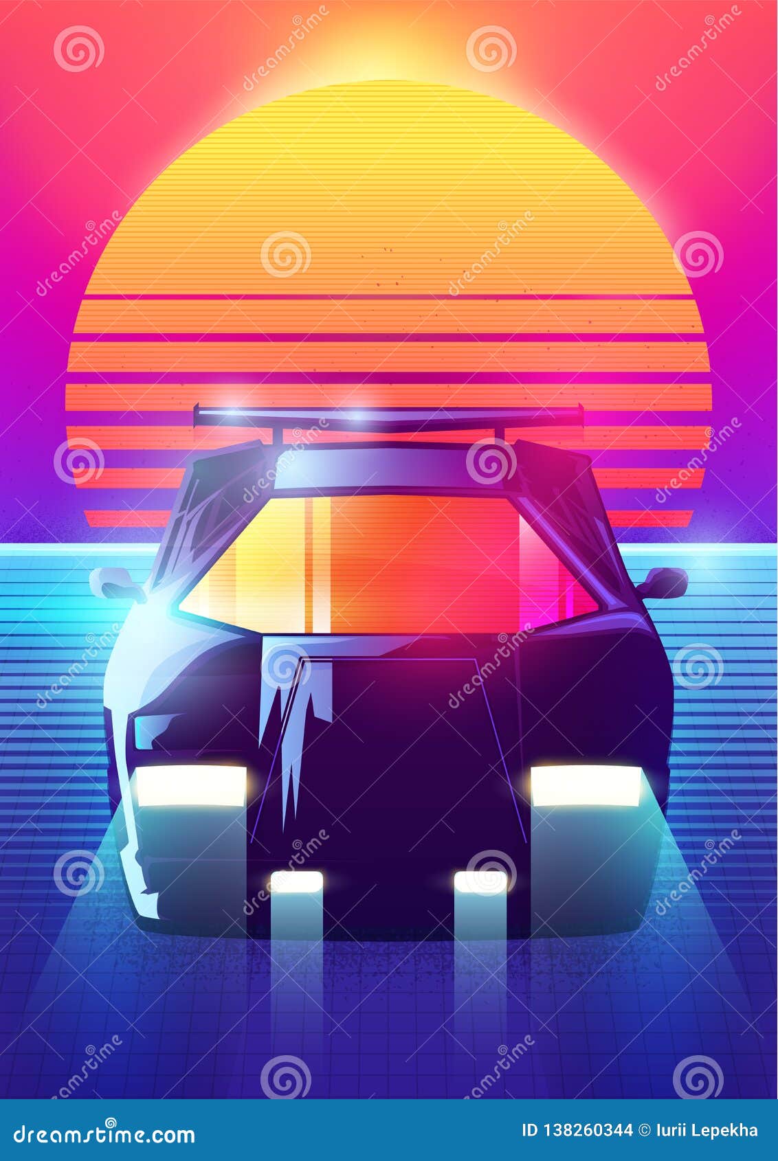 Vector Car 80s