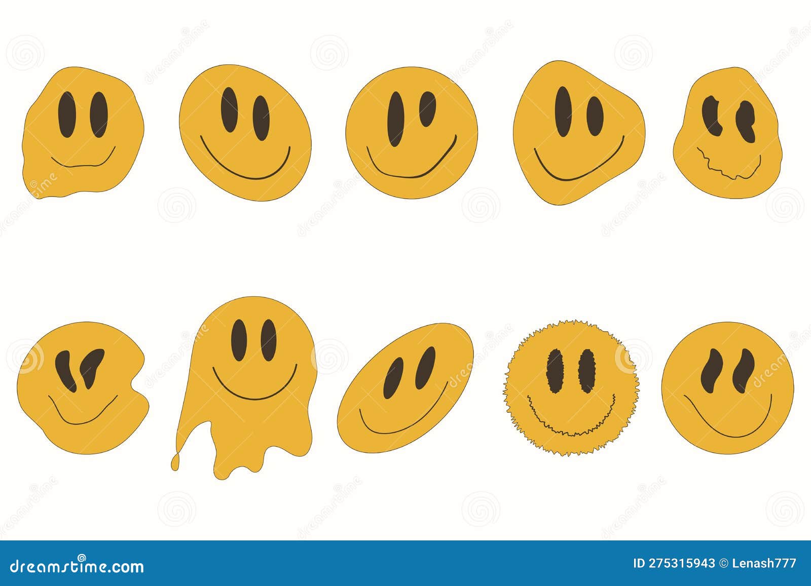 2000s.Retro Y2k Style.Cartoon Style.Vector Set. Stock Vector ...