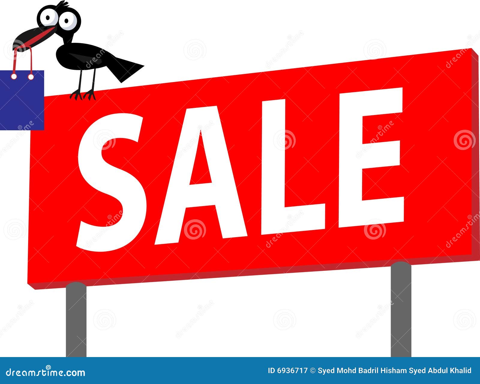 It s sale time stock vector. Illustration of prices, signboard - 6936717