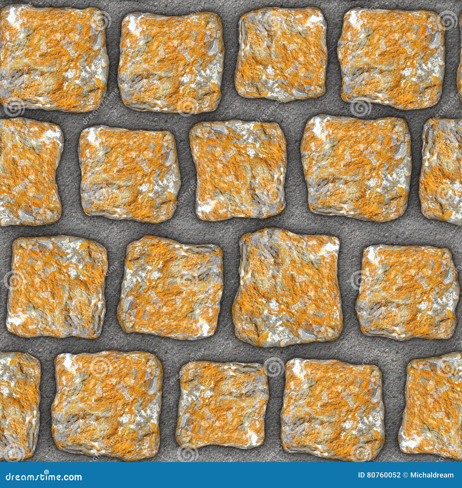 S015 Seamless Texture - Cobblestone Pavers Royalty-Free Stock Image ...