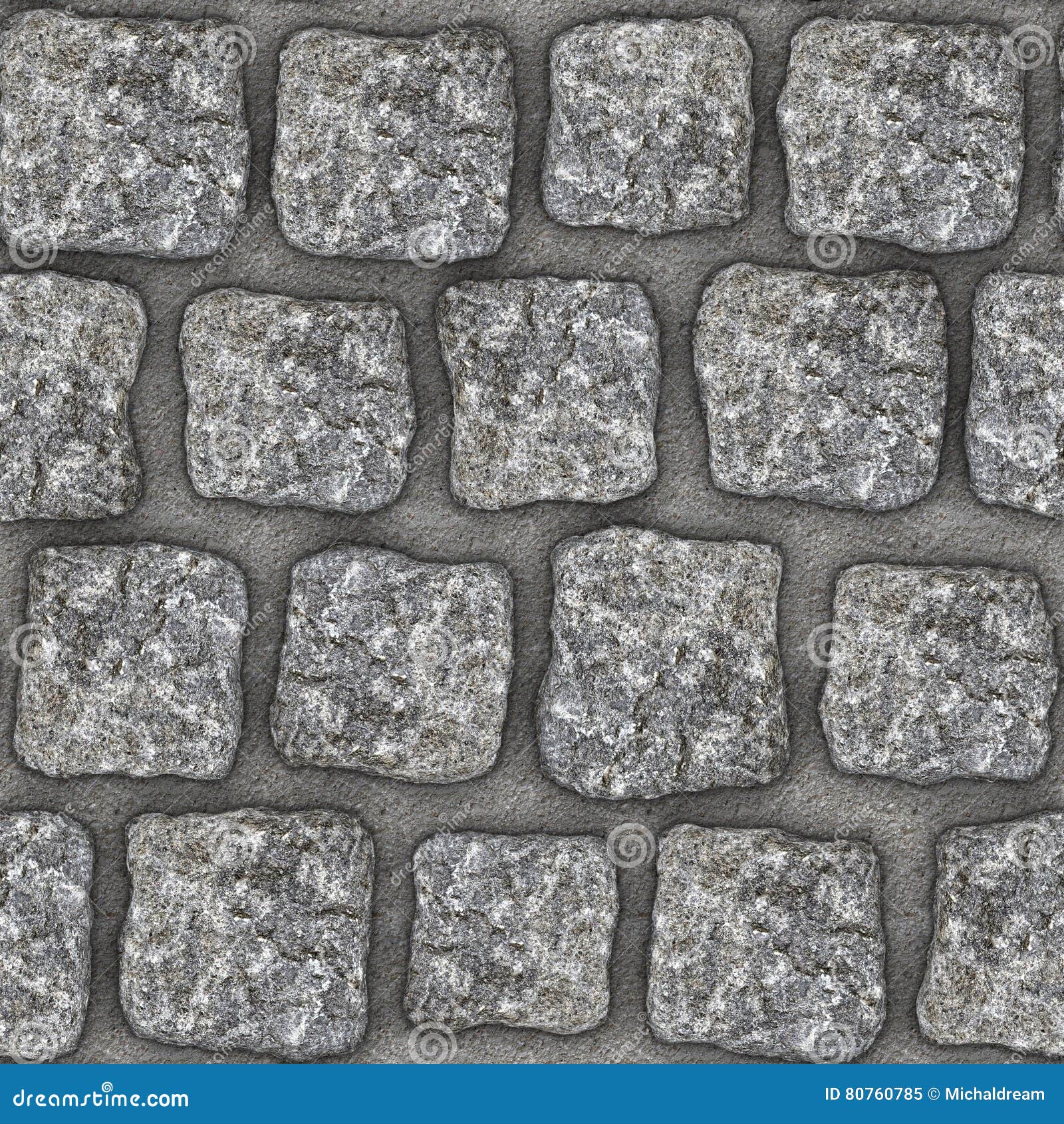 S014 Seamless Texture - Cobblestone Pavers Stock Illustration ...