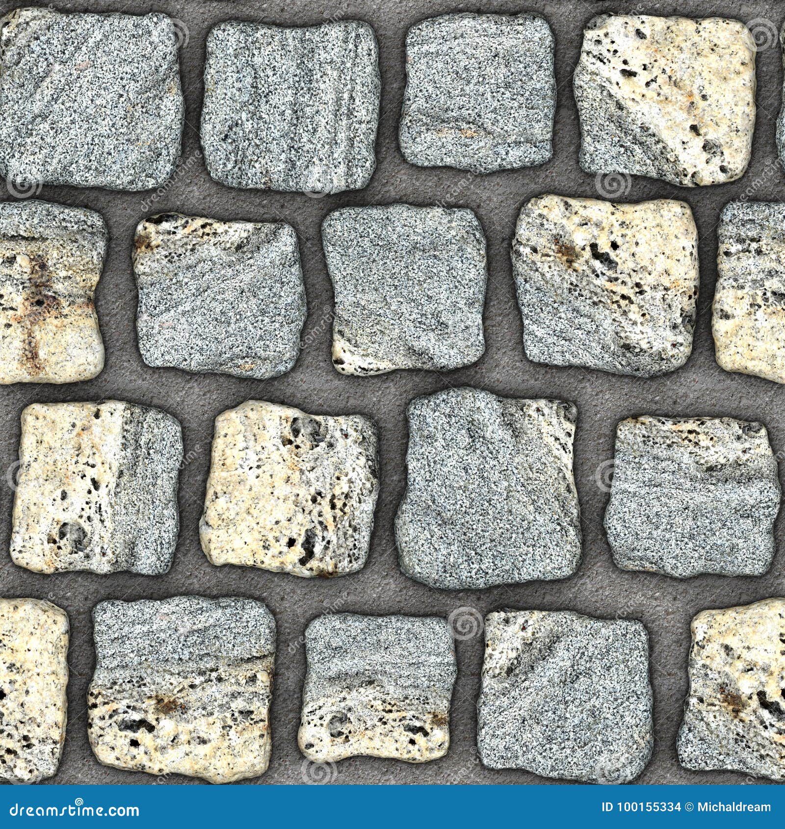 S034 Seamless Texture - Cobblestone Pavers Stock Photo - Image of ...