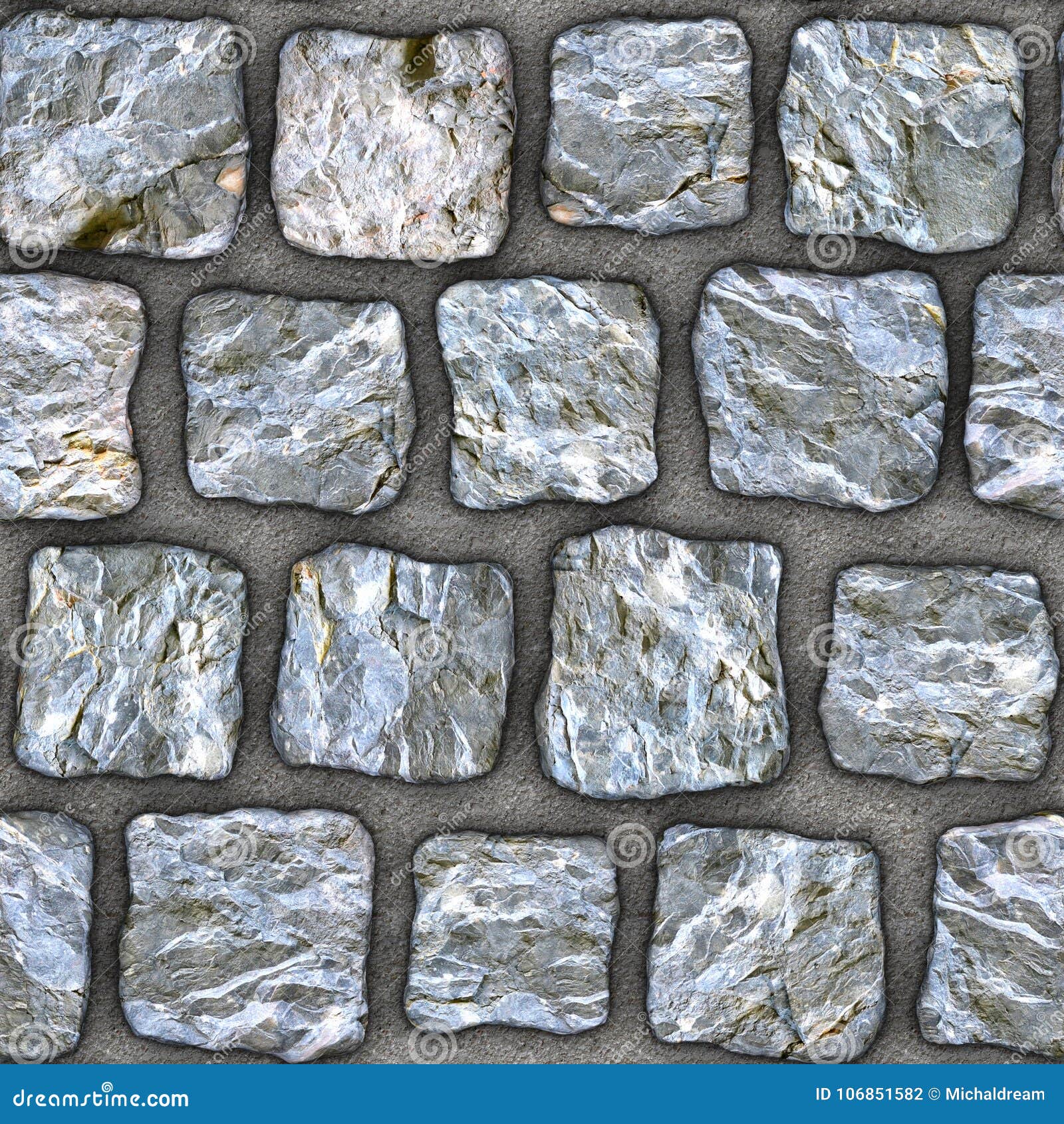 S118 Seamless Texture - Cobblestone Pavers Stock Illustration ...