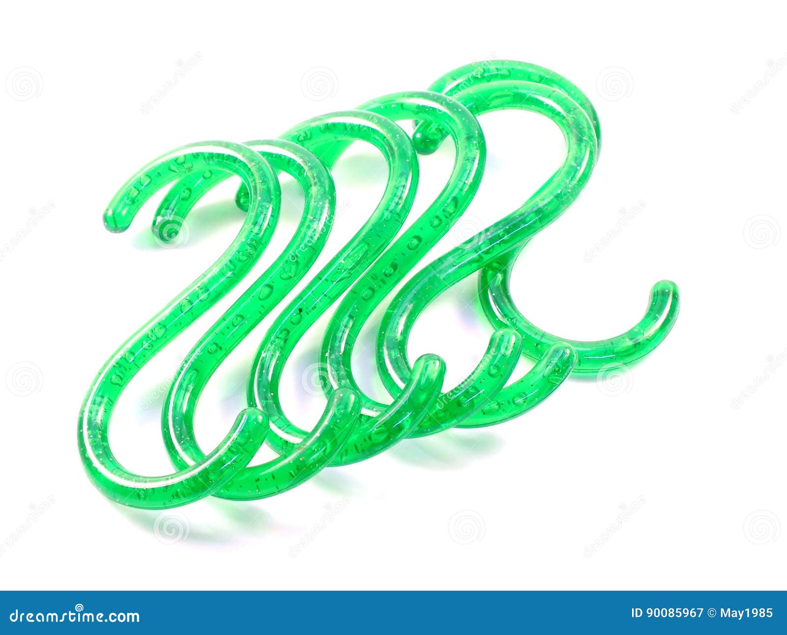 S-shape Hooks Isolated on White Background Stock Image - Image of hang ...