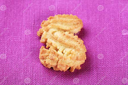 S-shaped cookie stock photo. Image of snack, cloth, napkin - 14032776