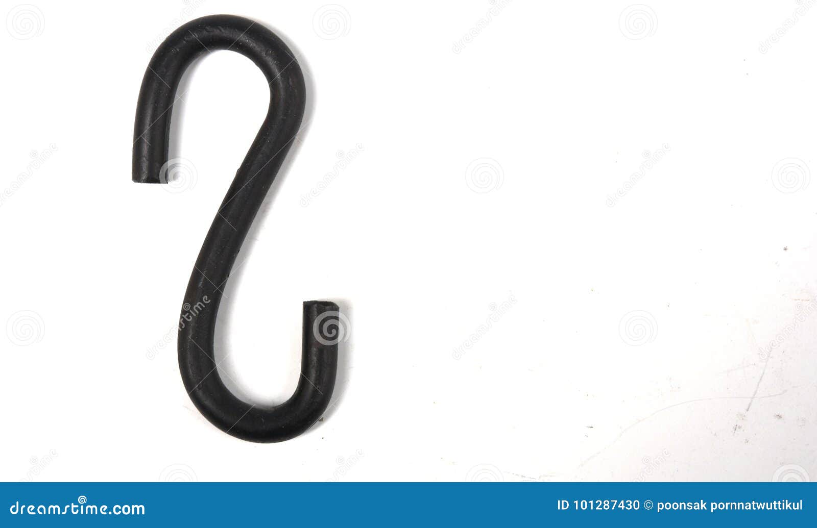 S-shaped hook stock photo. Image of objects, coat, bent - 101287430