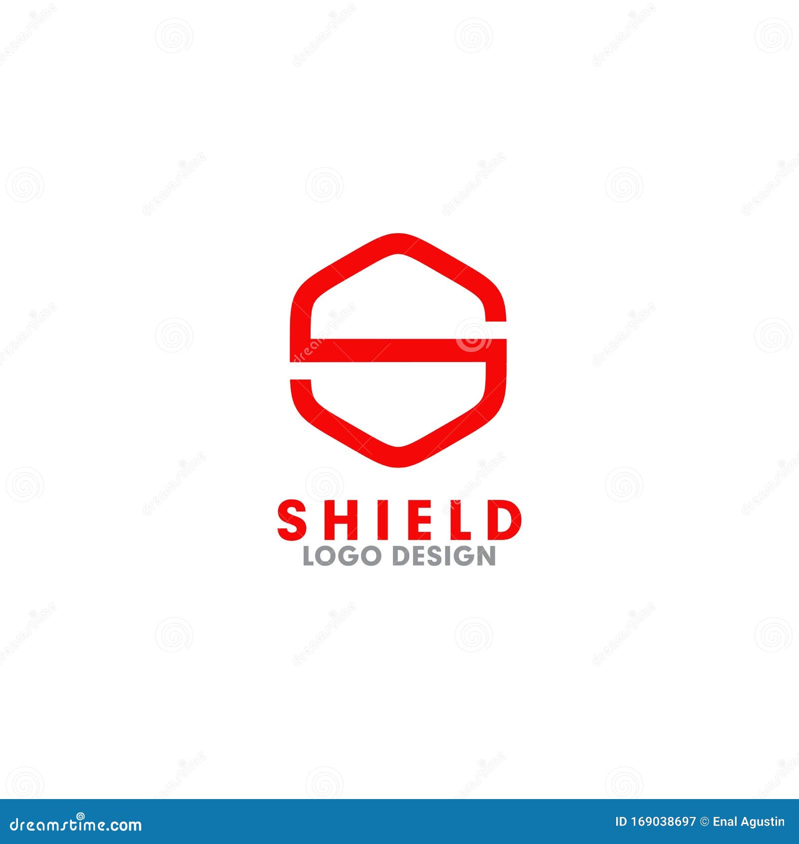 S Shield Letter Logo Design Vector Template Stock Vector - Illustration ...