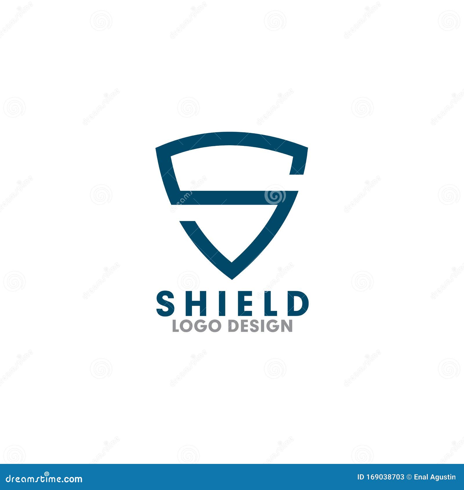 S Shield Letter Logo Design Vector Template Stock Vector - Illustration ...