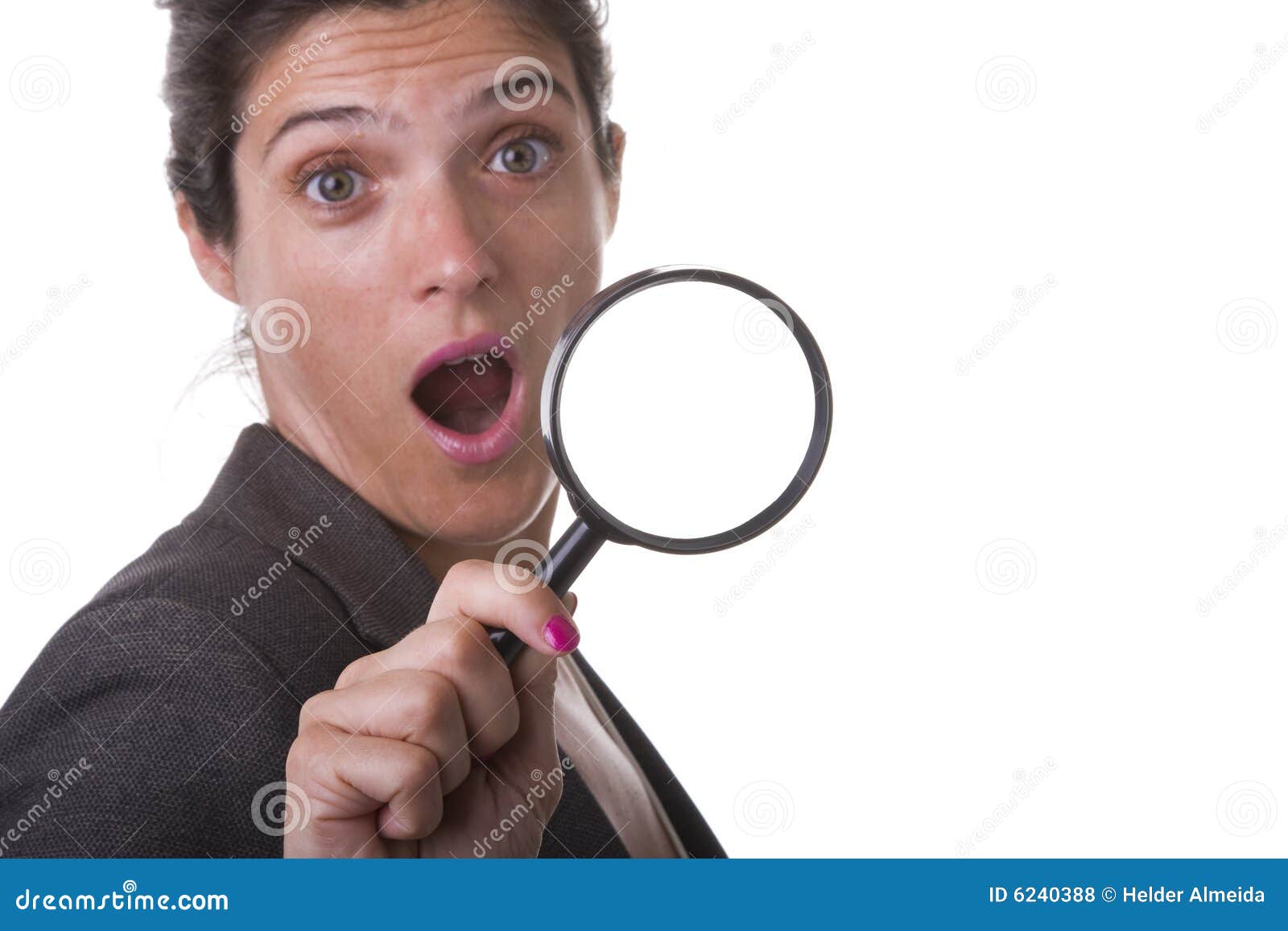 It s so small stock photo. Image of businesswoman, look - 6240388