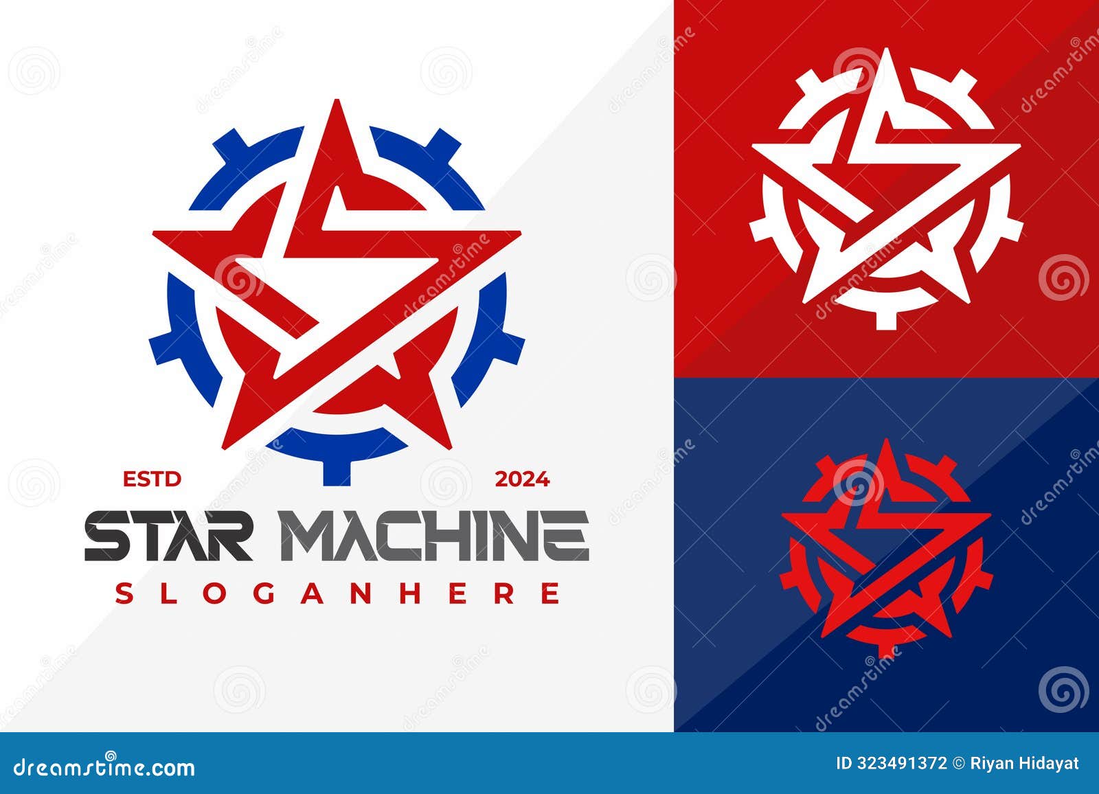 S Star Machine America Logo Design Vector Symbol Icon Illustration ...