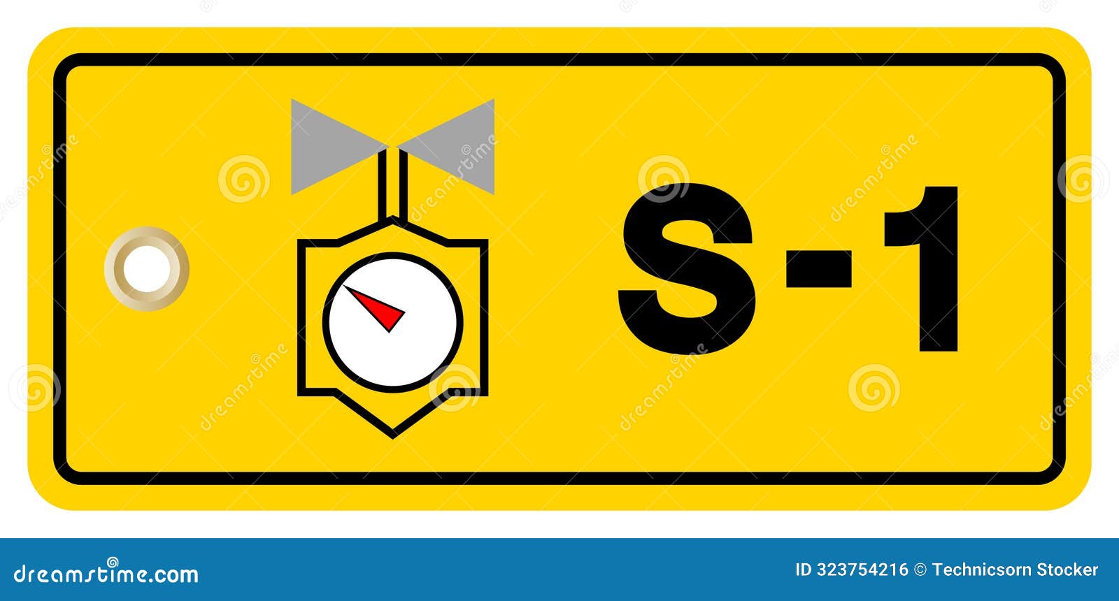 S-1 Steam Tag Label Symbol Sign, Vector Illustration, Isolate on White ...
