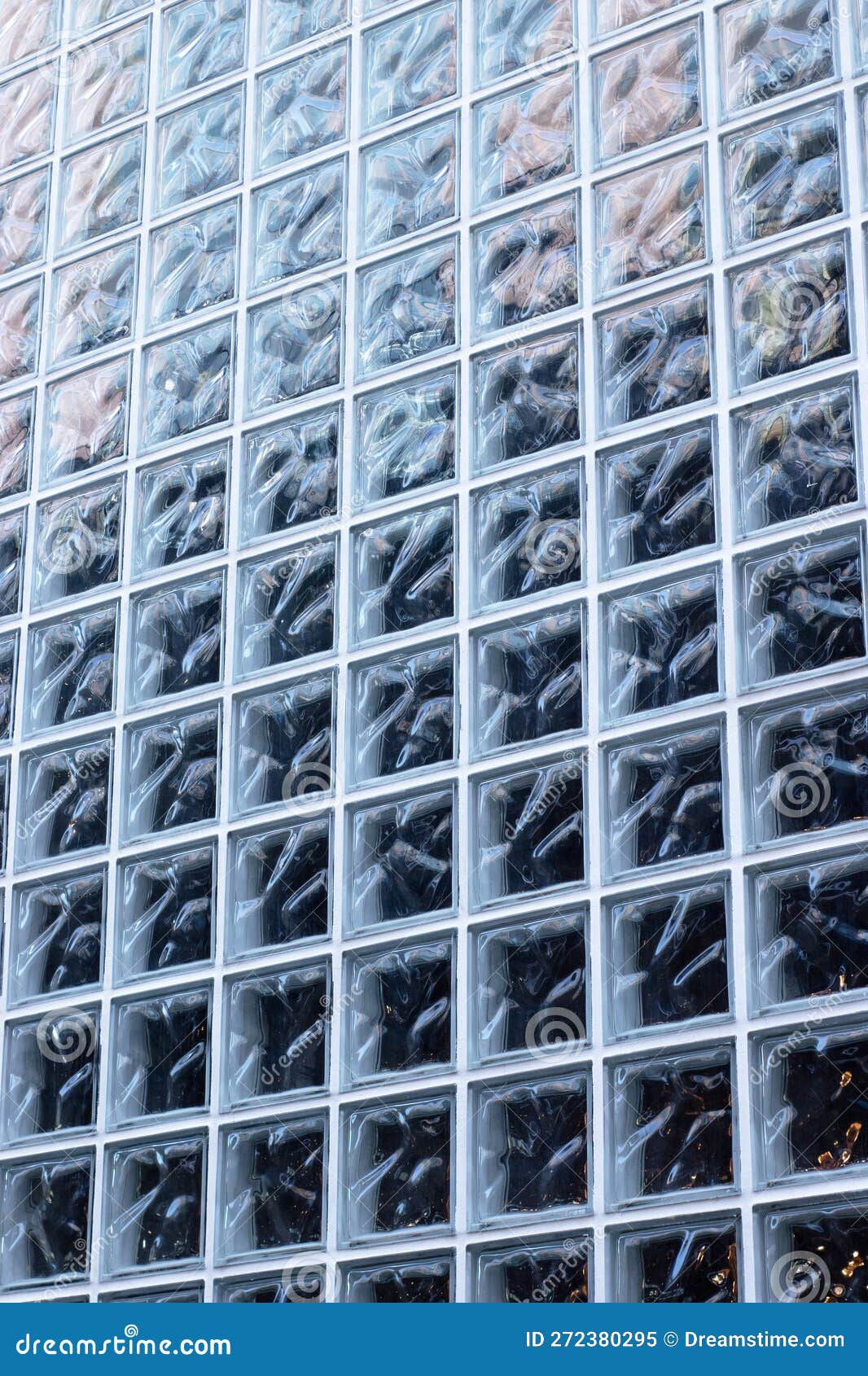 80s Style Interior Blurred Glass Blocks Stock Image - Image of light ...