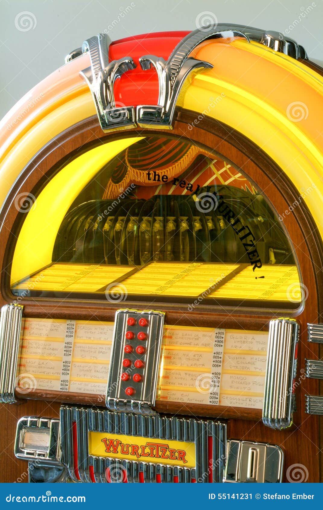 1950 s style Juke Box editorial photo. Image of changer - 55141231