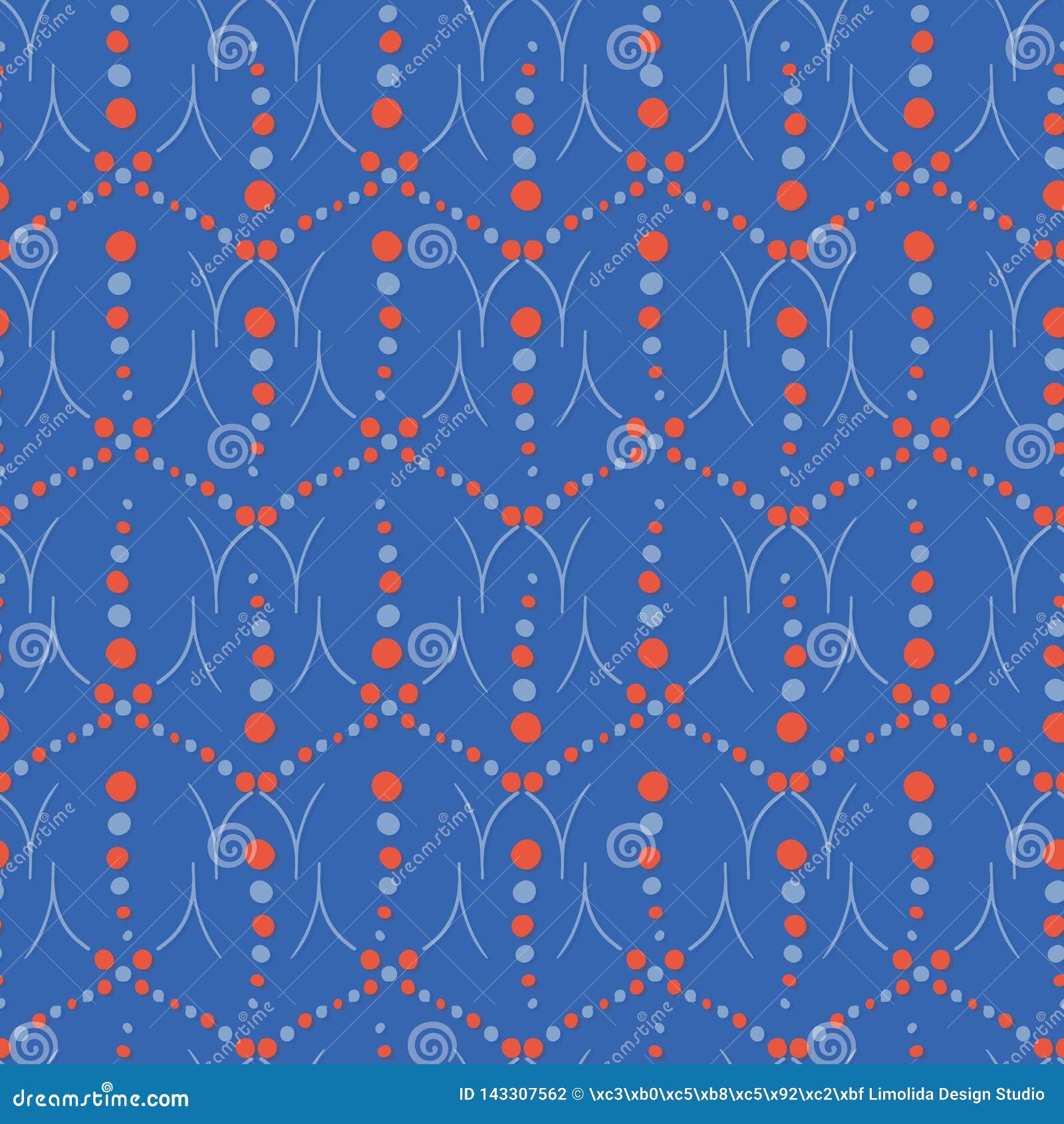 1950s Style Retro Polka Dot Seamless Vector Pattern. Ditsy Tiny Dotted ...