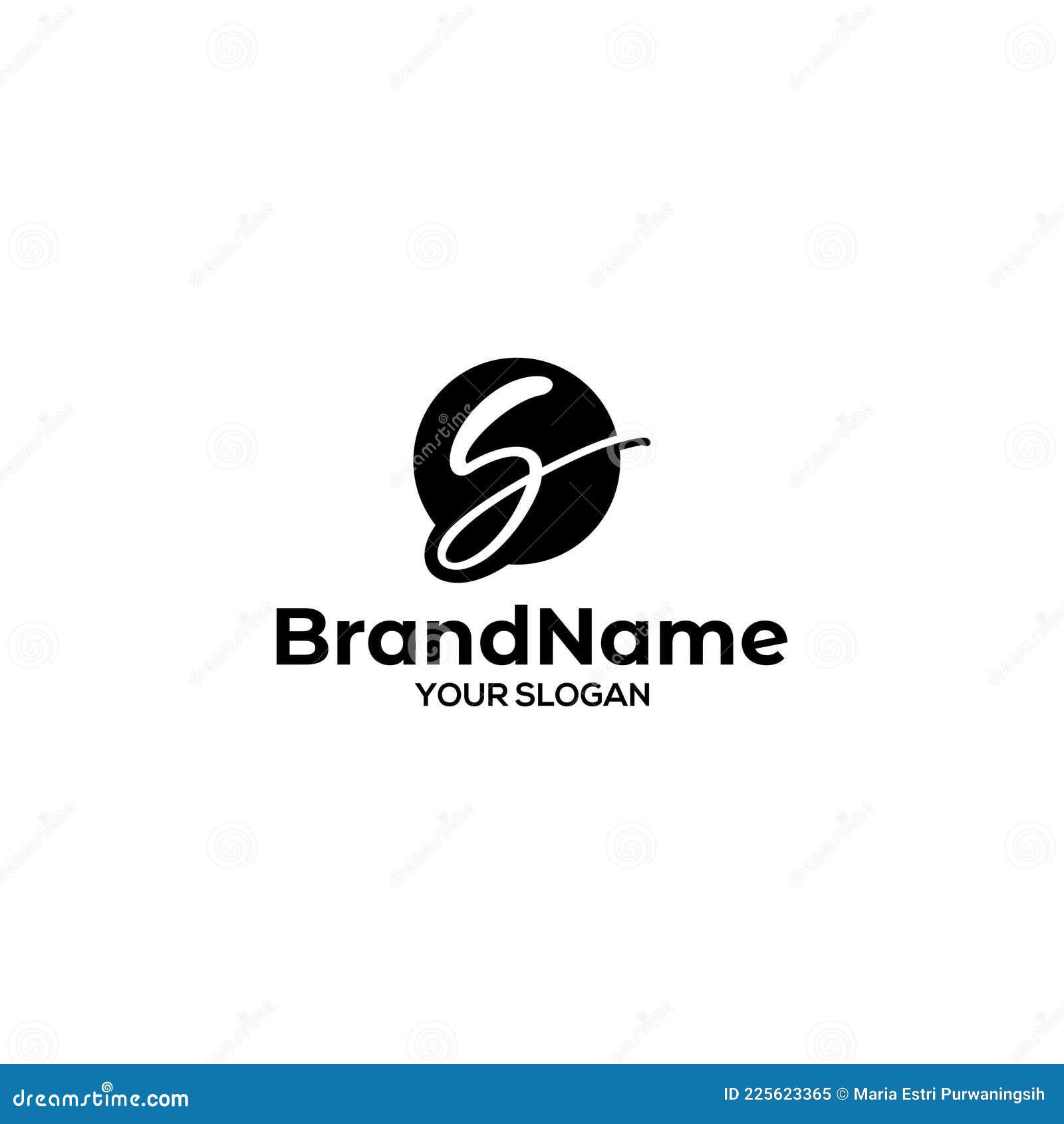 S Stylish Logo Design Vector Stock Vector - Illustration of industry ...
