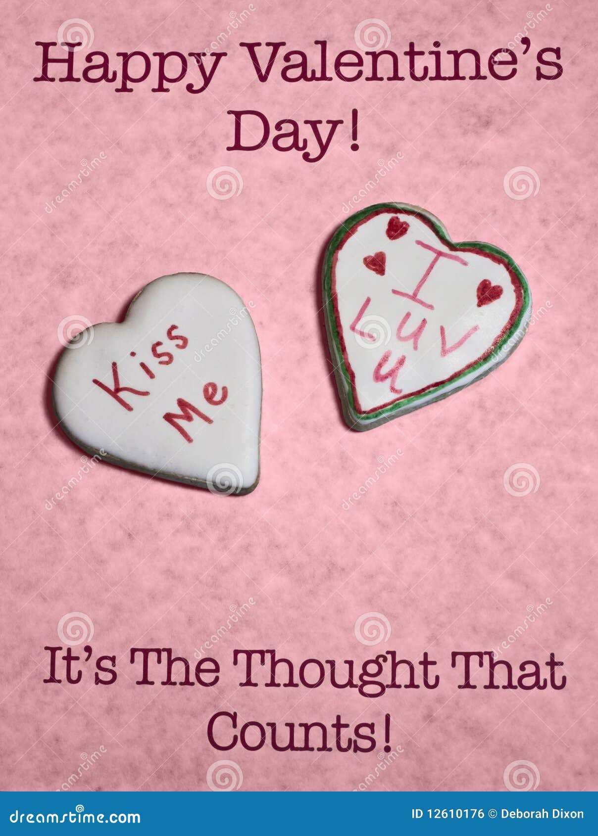 It S the Thought that Counts Stock Photo - Image of parchment, icing ...