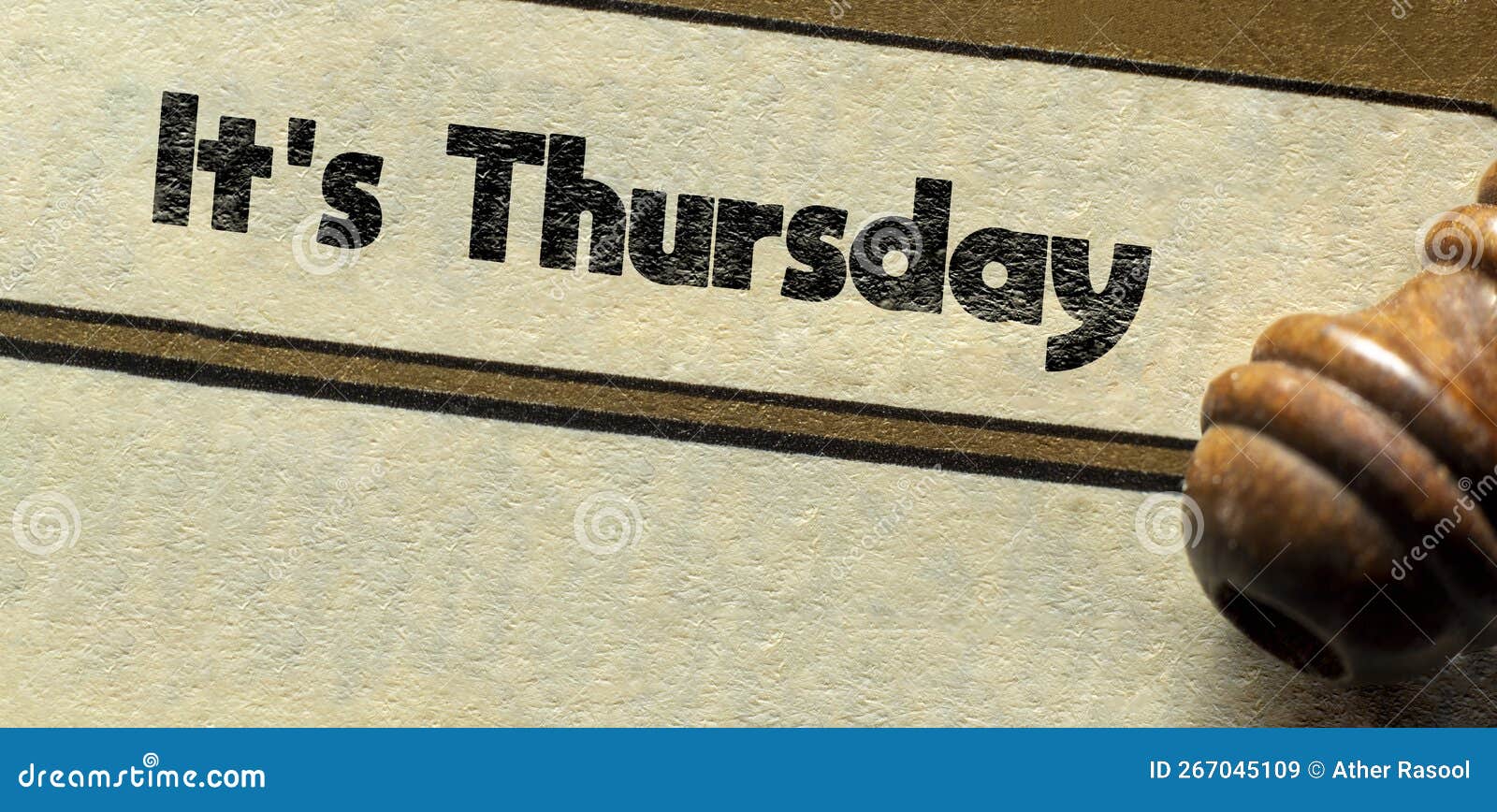 It S Thursday Words the Chapter Heading Title at the Start of Page ...