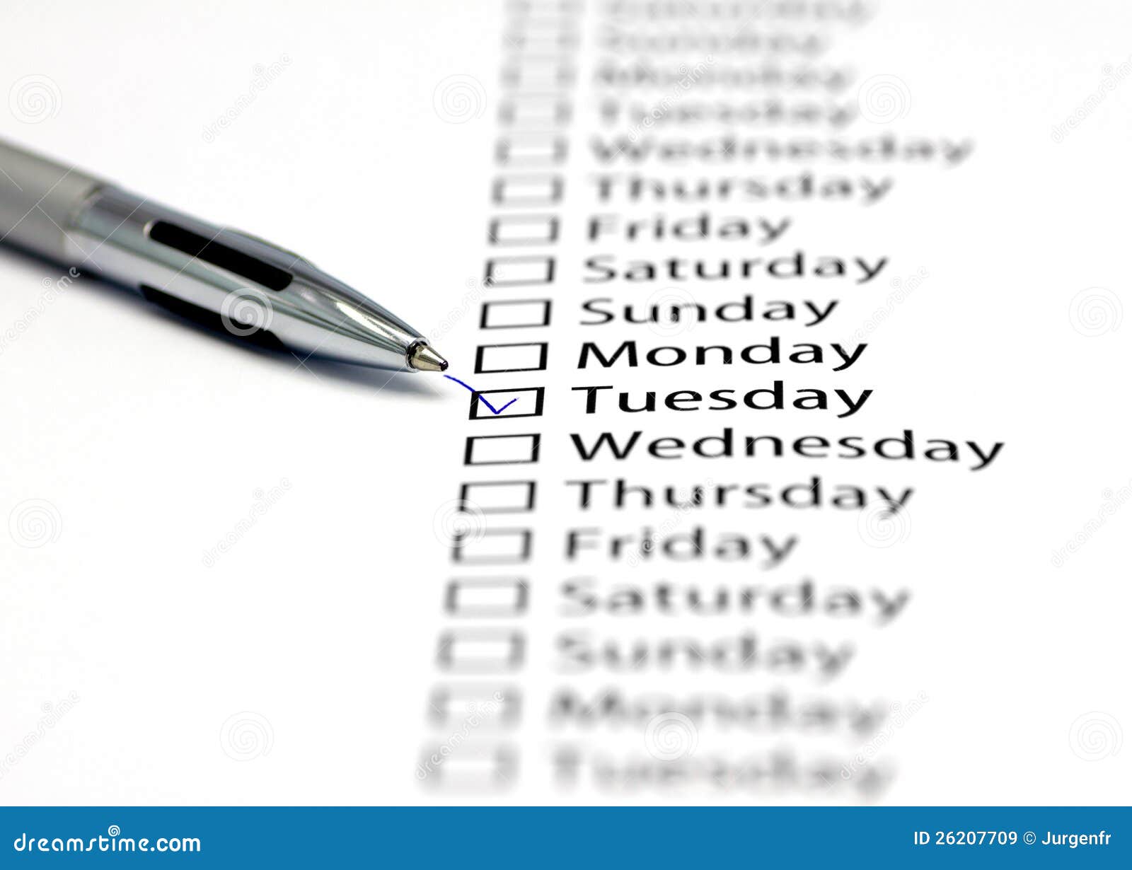 It s Tuesday today stock image. Image of calendars, meeting - 26207709