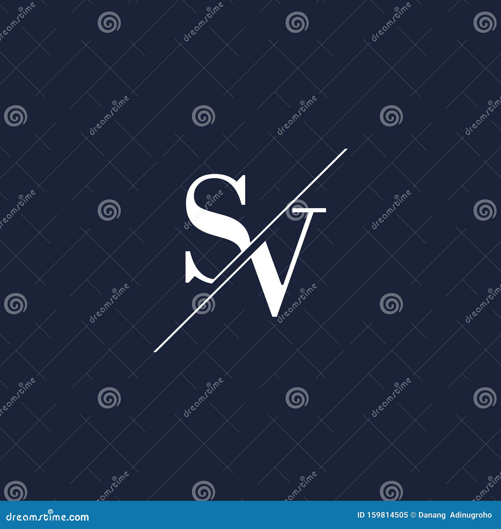 SV Initial Modern Logo Designs Inspiration, Minimalist Logo Template ...
