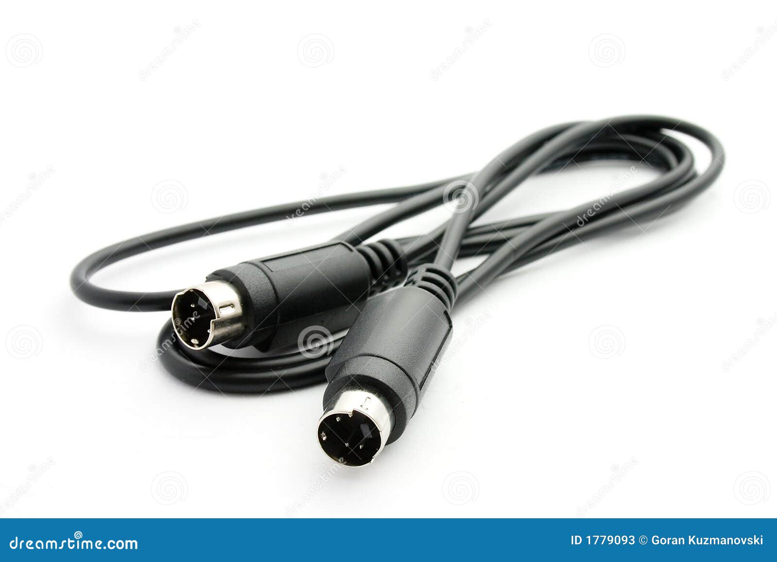 S-video Cable stock image. Image of film, cable, computer - 1779093