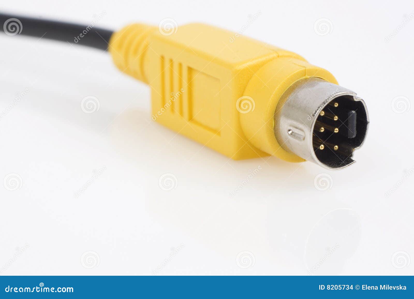 S-Video cables stock photo. Image of phone, communication - 8205734