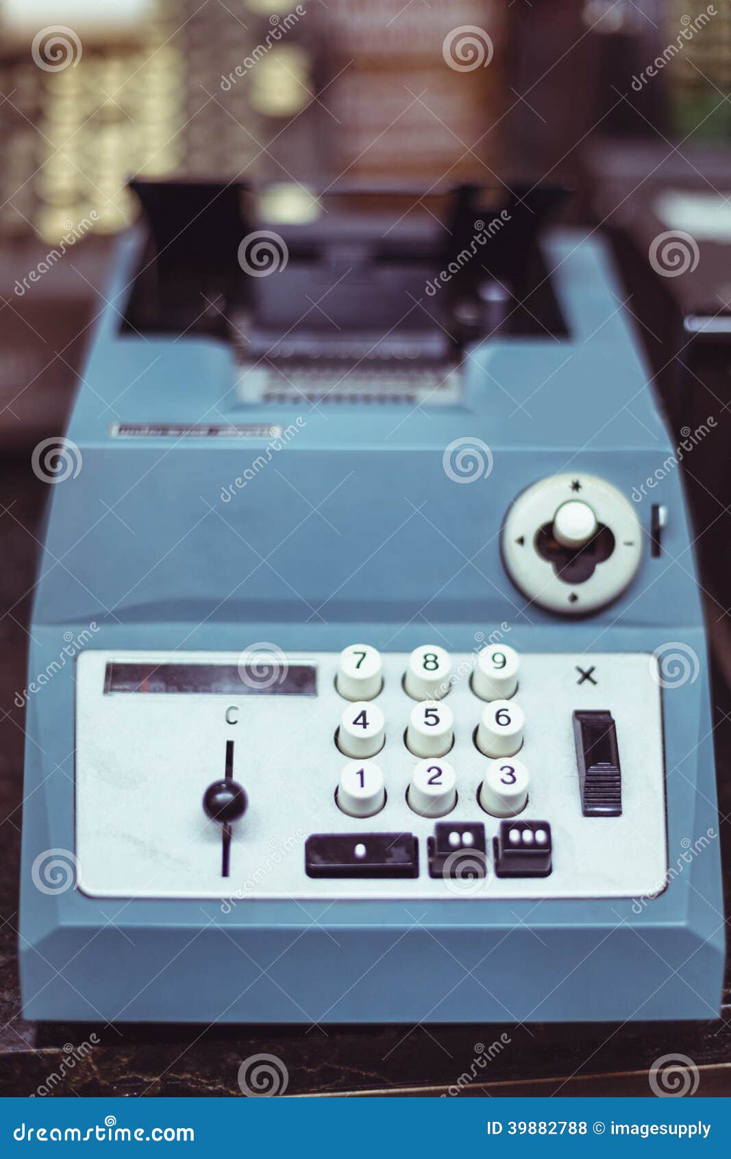 1970 S Vintage Printing Calculator Stock Photo - Image of adding, 1970: ...