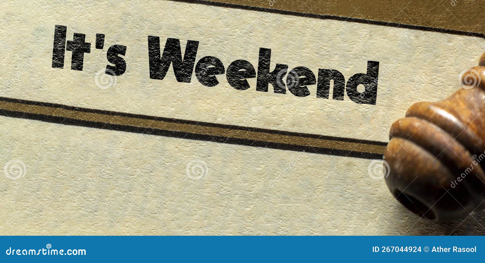 It S Weekend Words the Chapter Heading Title at the Start of Page ...